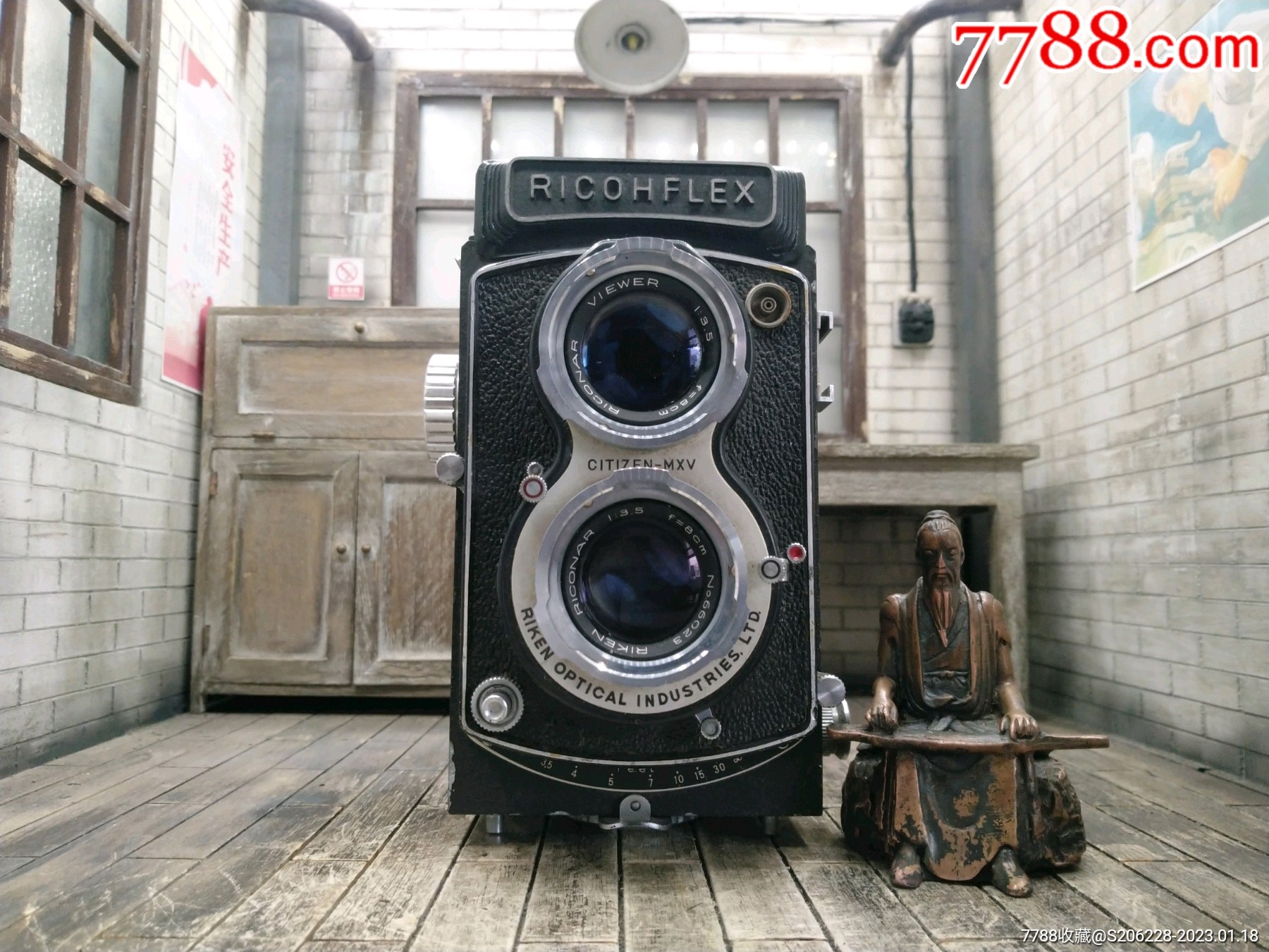 6134★RICOHFLEX双反相机/编号44892_双反相机_蒋夫子收藏【7788收藏__收藏热线】