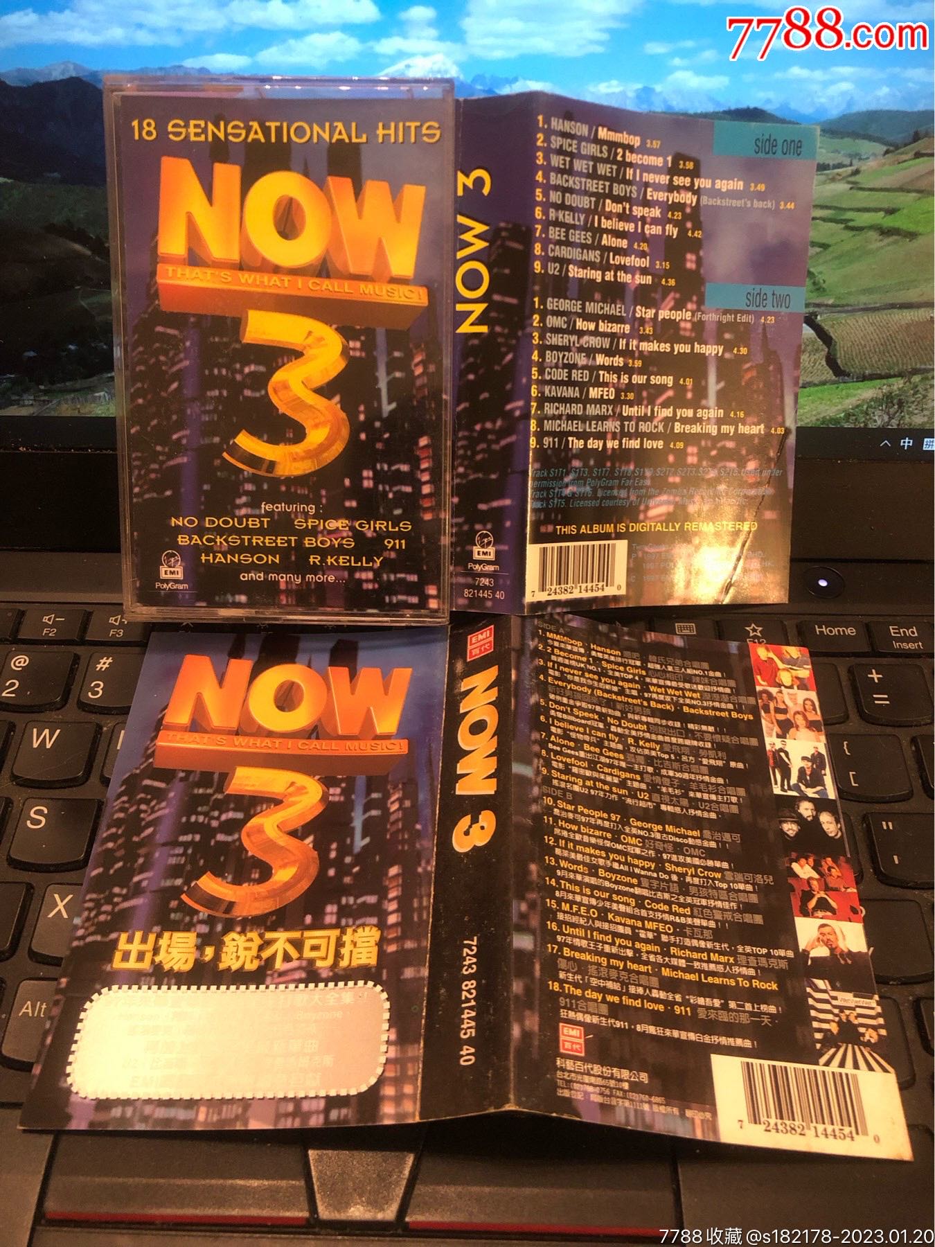 NOW3～台湾百代原版_磁带/卡带_飞扬的梦【7788收藏__收藏热线】