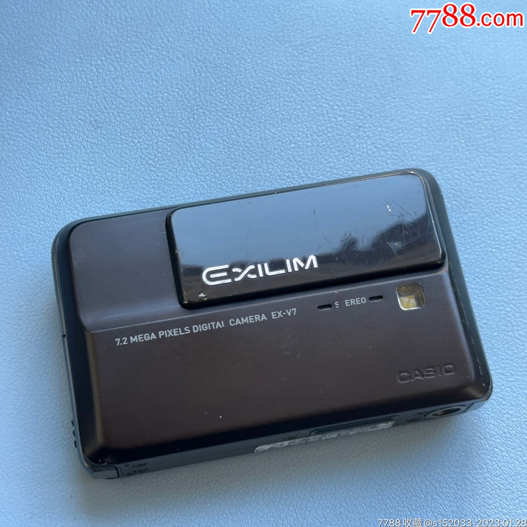 EX-V7卡西欧ccd数码卡片相机便携自动傻瓜机复古怀旧情怀相机__【7788收藏__收藏热线】