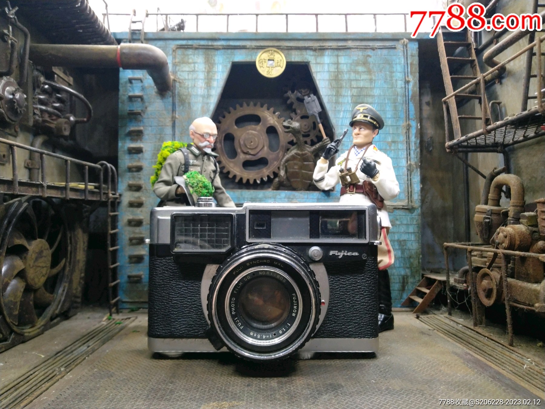 6437★Fujica_35EE旁轴相机/编号444632_傻瓜机/胶片相机_蒋夫子收藏【7788收藏__收藏热线】