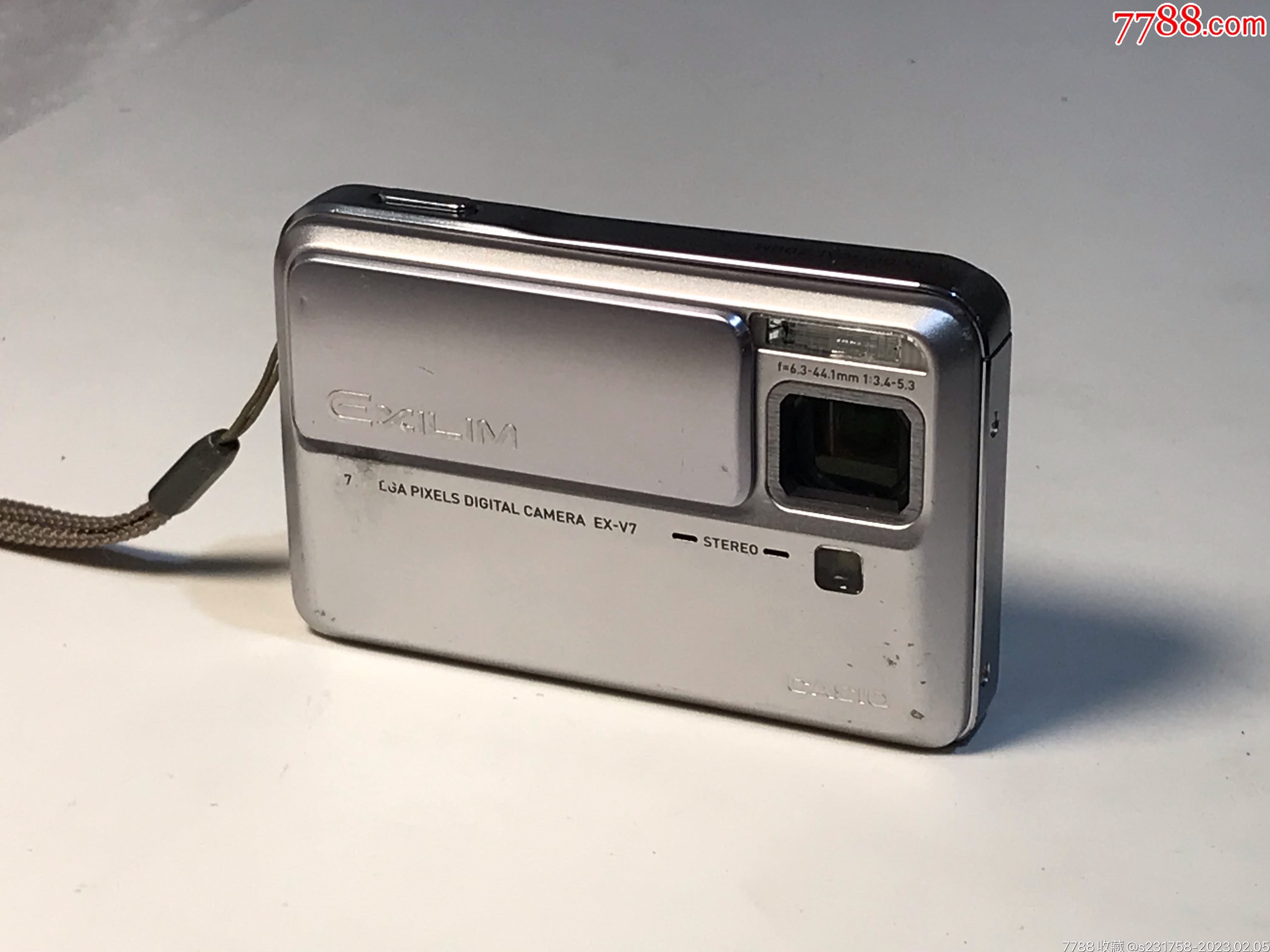 包邮卡西欧EX-V7复古CCD数码相机，功能一切正常__【7788收藏】
