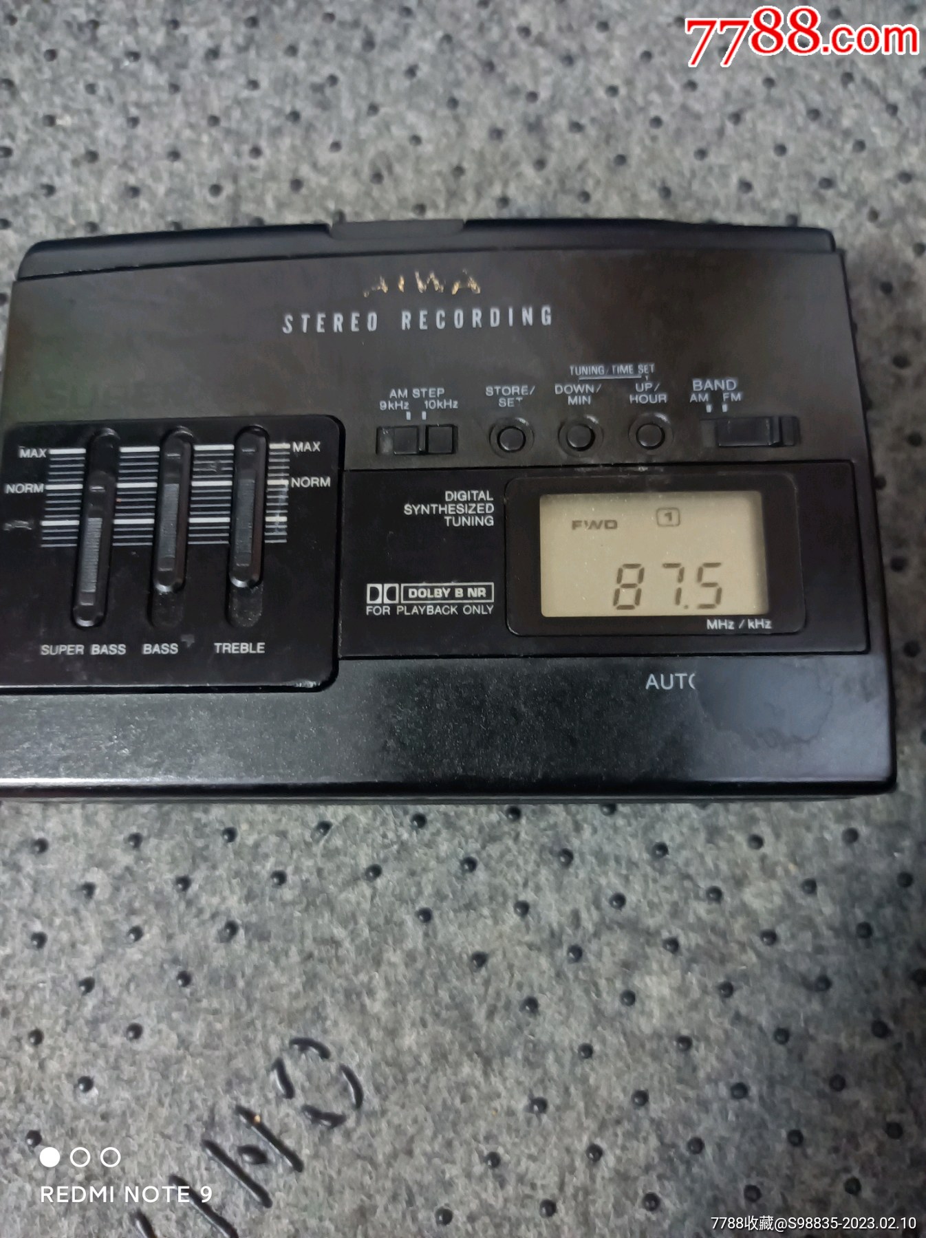 AIWA爱华磁带机,_随身听/mp3_陇上藏家【7788钱币网】