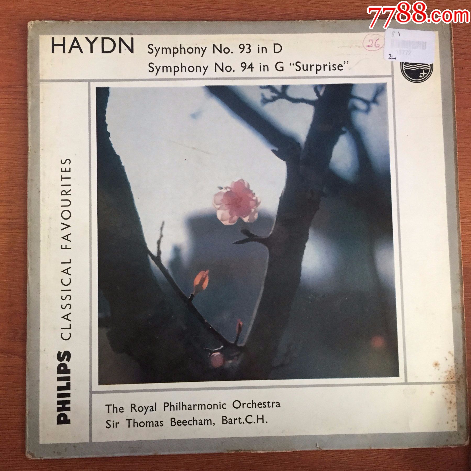 海顿交响曲-12寸黑胶LP-A43_海外唱片/胶片_碟行音像制品店【7788收藏__收藏热线】