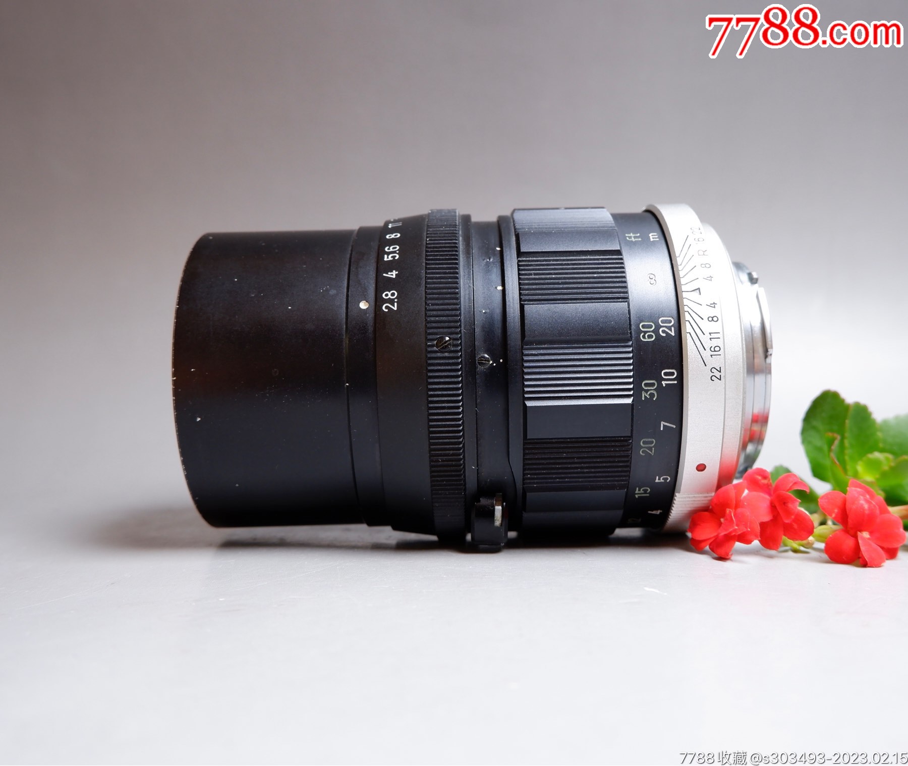 美能达MD口，美能达ROKKOR-PF，135mm，f2.8镜头，前镜片有细小划__【7788收藏__收藏热线】