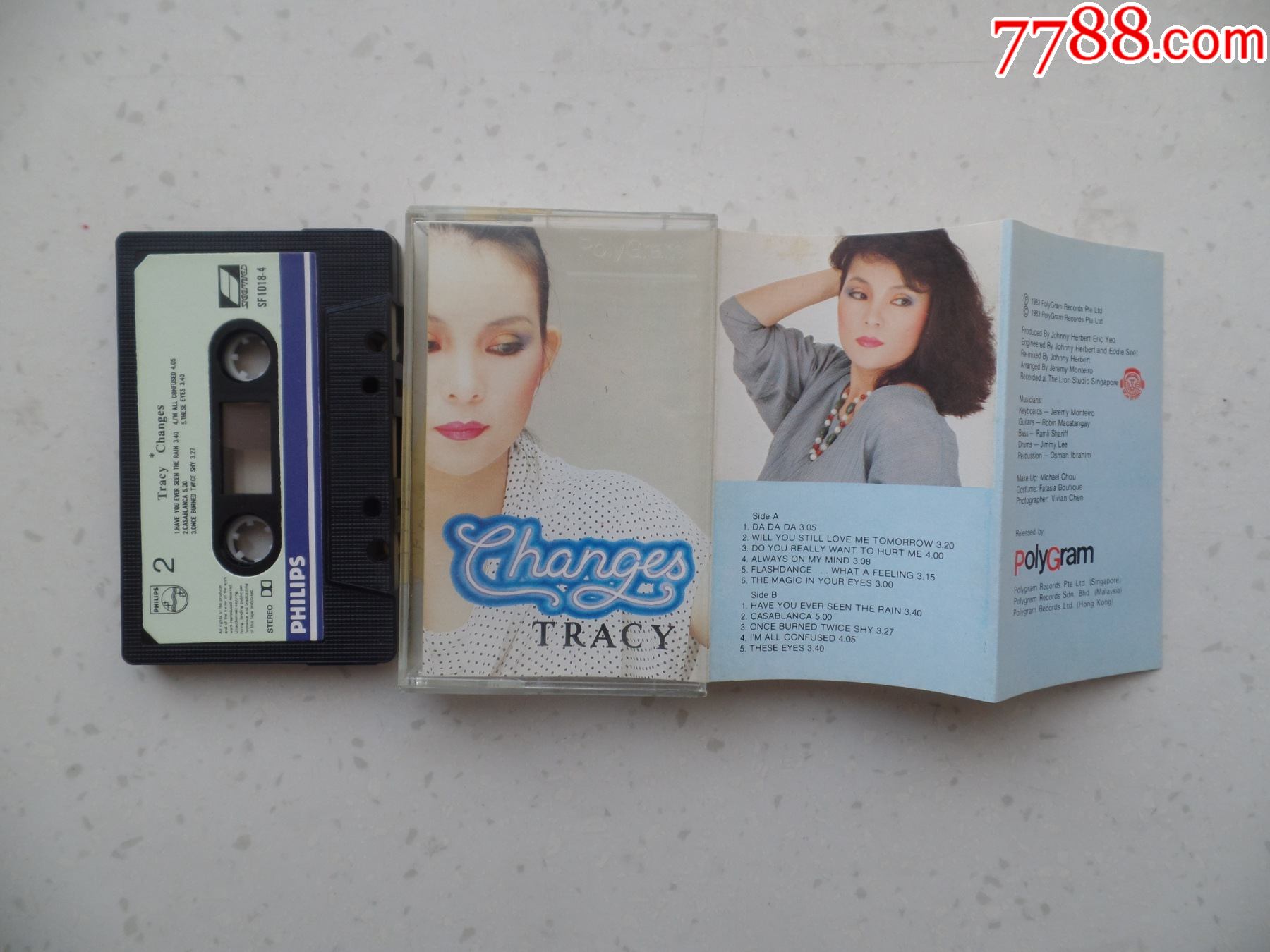 黄莺莺「Tracy*Changes」台版磁带，罕见齐飞、品优__【7788收藏__收藏热线】