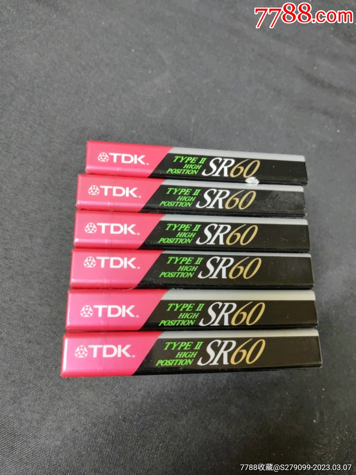 全新未开封：TDK（6盘）全新未开封。（空白磁带）SR60（未开封）全新__【7788收藏__收藏热线】