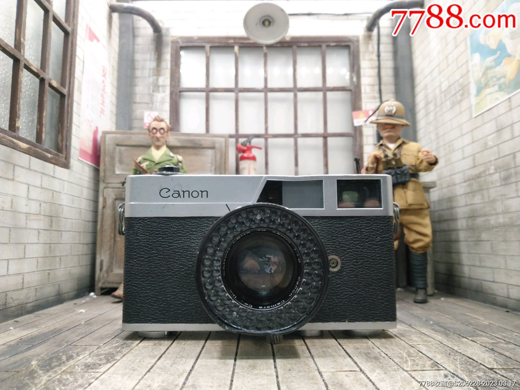 7085★Canon-Canonet旁轴相机/编号113825_傻瓜机/胶片相机_蒋夫子收藏【7788收藏__收藏热线】
