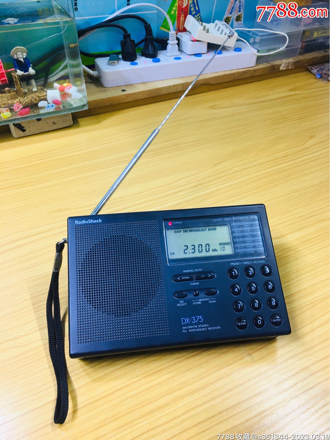 美国RadioShack雷神DX-375数显高档收音机（经典、藏品）__【7788收藏__收藏热线】