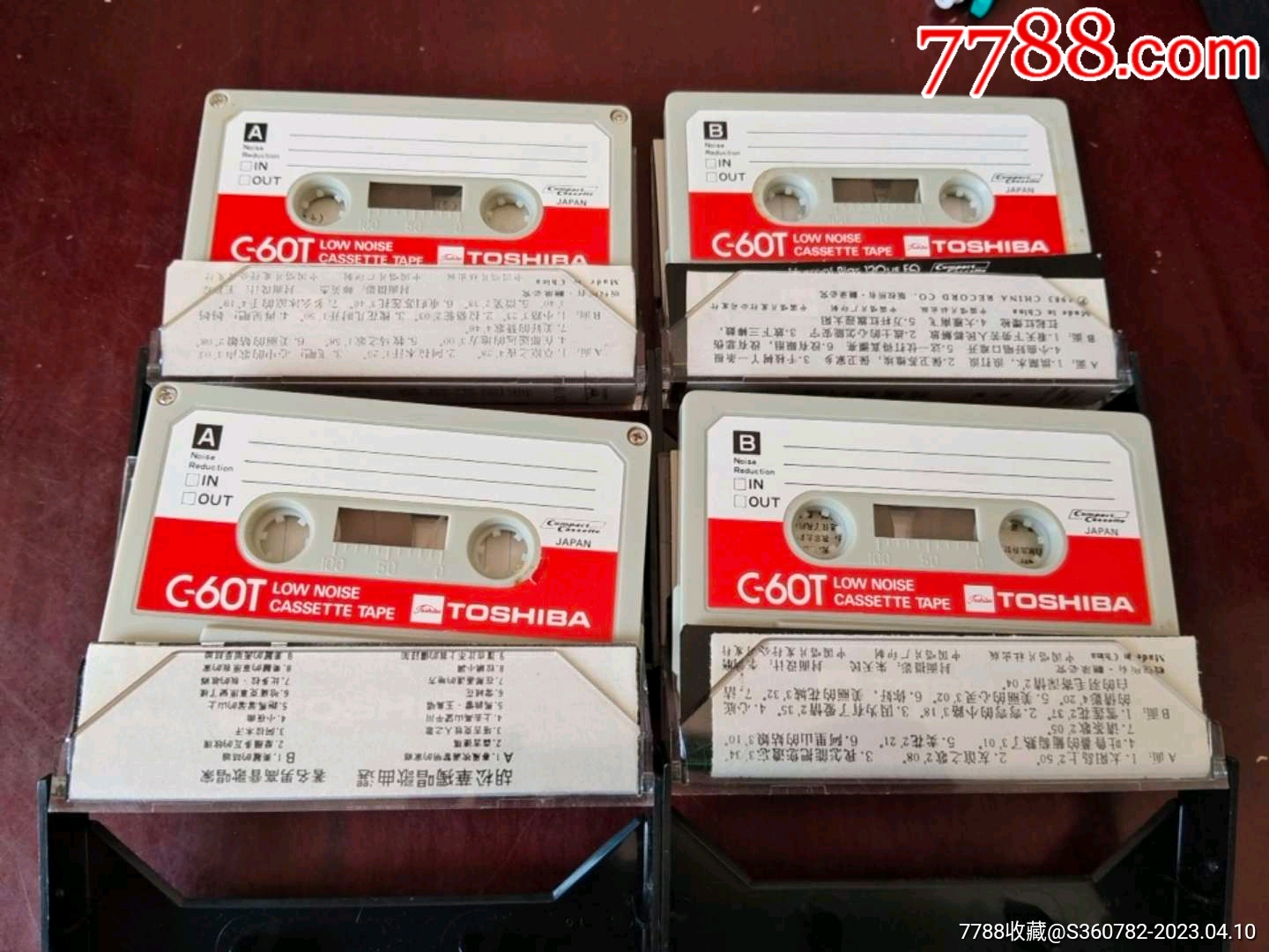 二手歌曲空白－TOSHIBA-C-60T-4盘__【7788收藏__收藏热线】