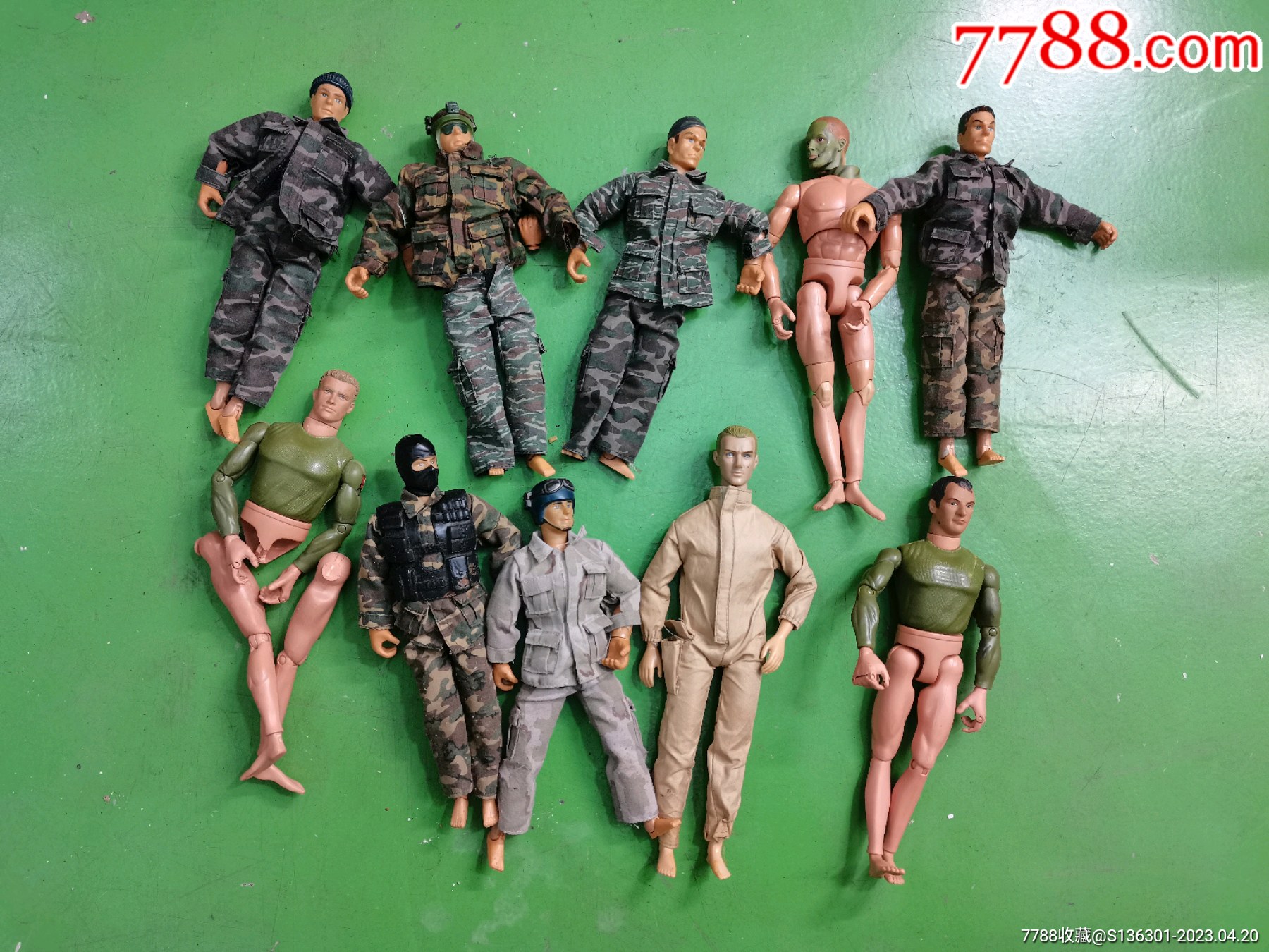 特种部队兵人一组合售，版本铭文如图_卡通动漫及周边_北京迷城【7788收藏__收藏热线】