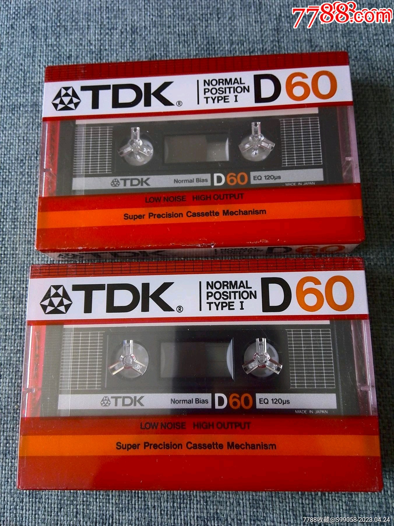 日本产，TDK-D60空白磁带（TYPE-I）（2盘合拍）_磁带/卡带_追梦曾经【7788收藏__收藏热线】
