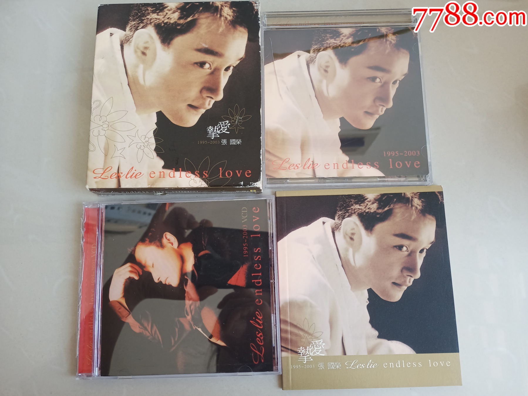 张国荣挚爱风继续吹当爱已成往事港台原版2CD+VCD__【7788收藏__收藏热线】