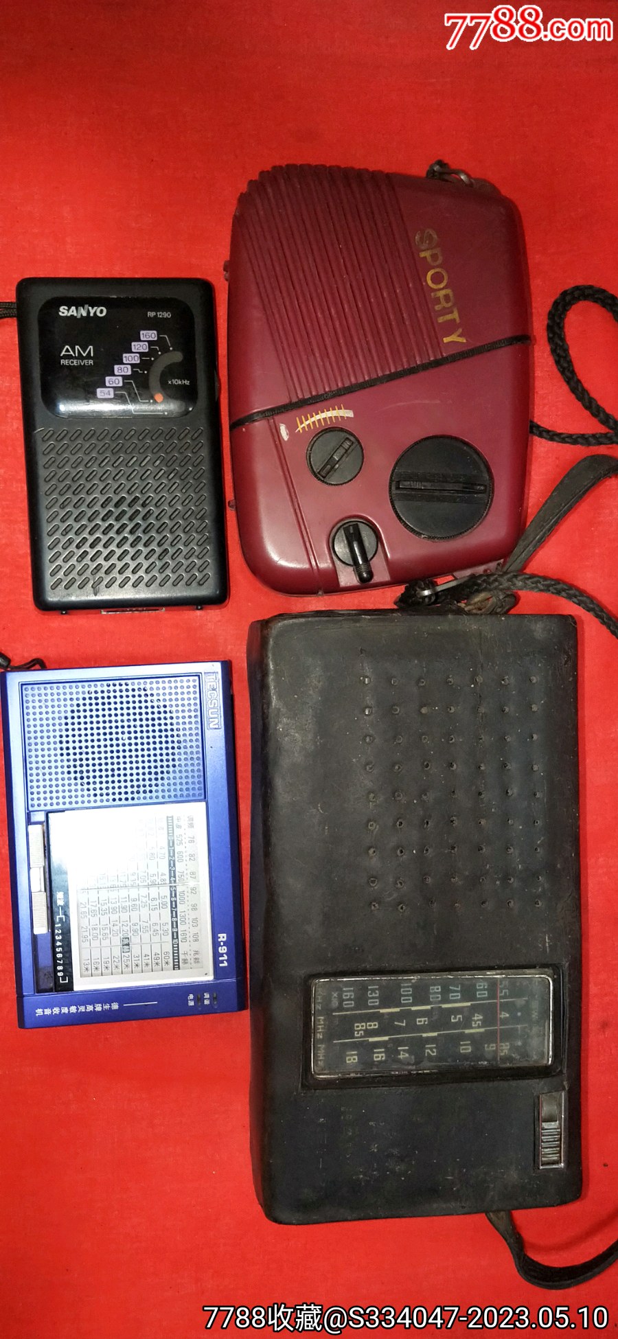 德生911和日本三洋，海燕，宫灯4个收音机一起出售__【7788收藏__收藏热线】