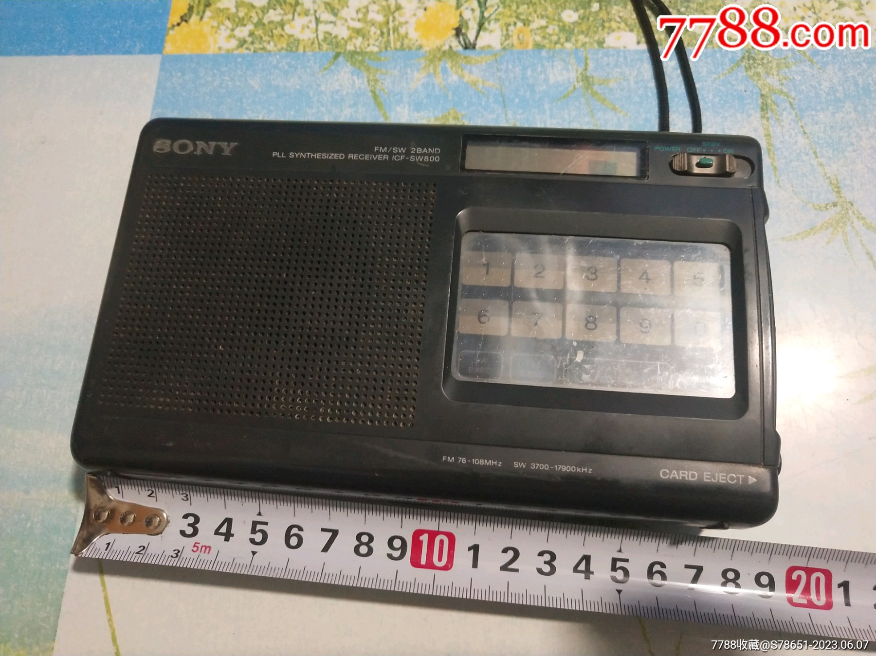 索尼收音机，18.5*4*11__【7788收藏__收藏热线】