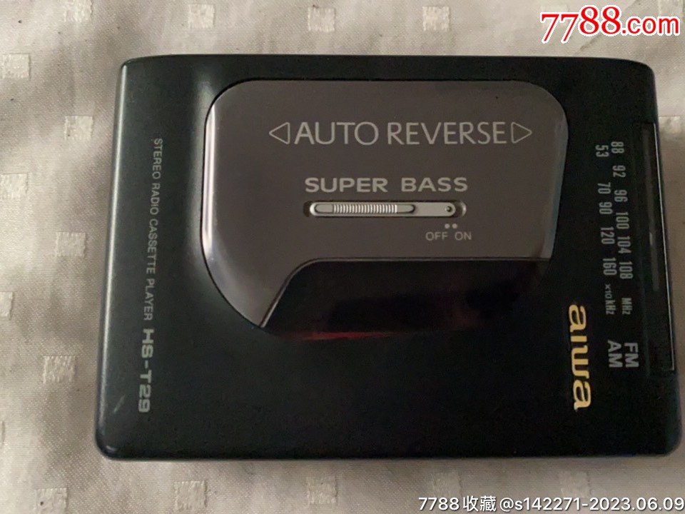 爱华AIWA：HS-T29磁带随身听（没有找到开关不知道好坏）货号17-2._随身听/mp3_华兴书苑【7788收藏__收藏热线】
