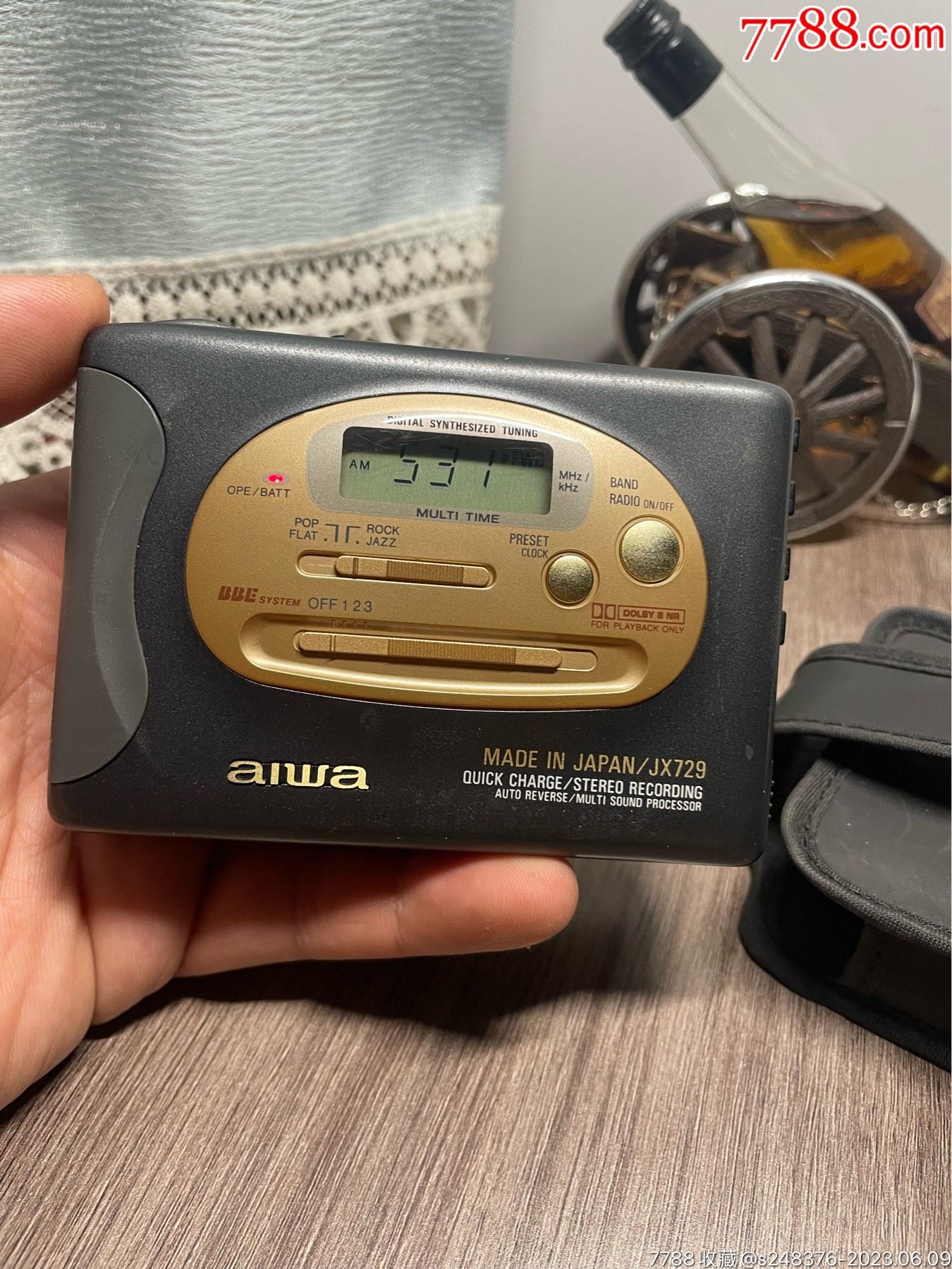 爱华jx729磁带随身听，皮带老化，放磁带不转，其余功能正常_随身听/mp3_古近玩物驿站【7788收藏__收藏热线】