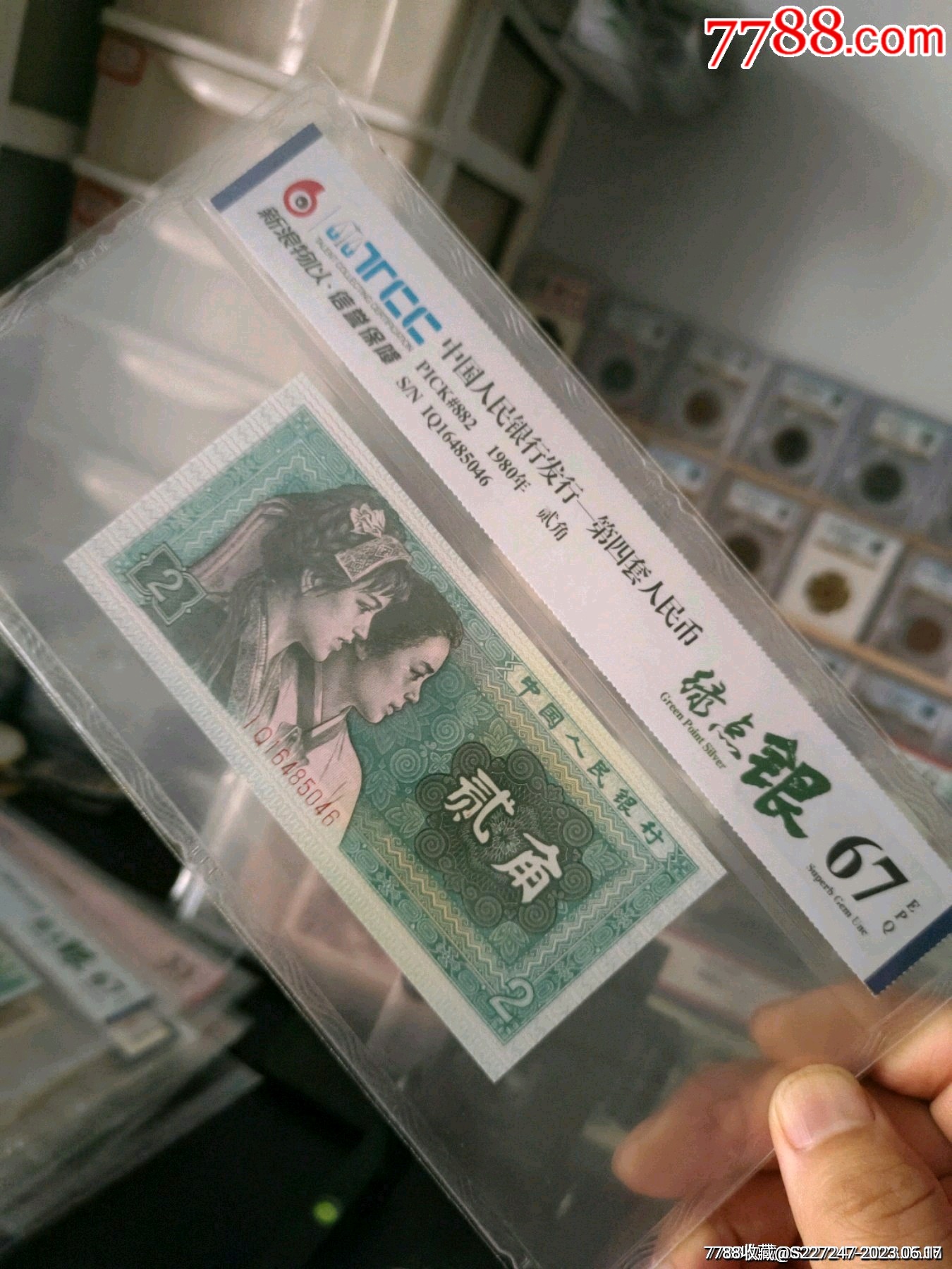 8002IQ爱版绿点银评级币__【7788收藏__收藏热线】