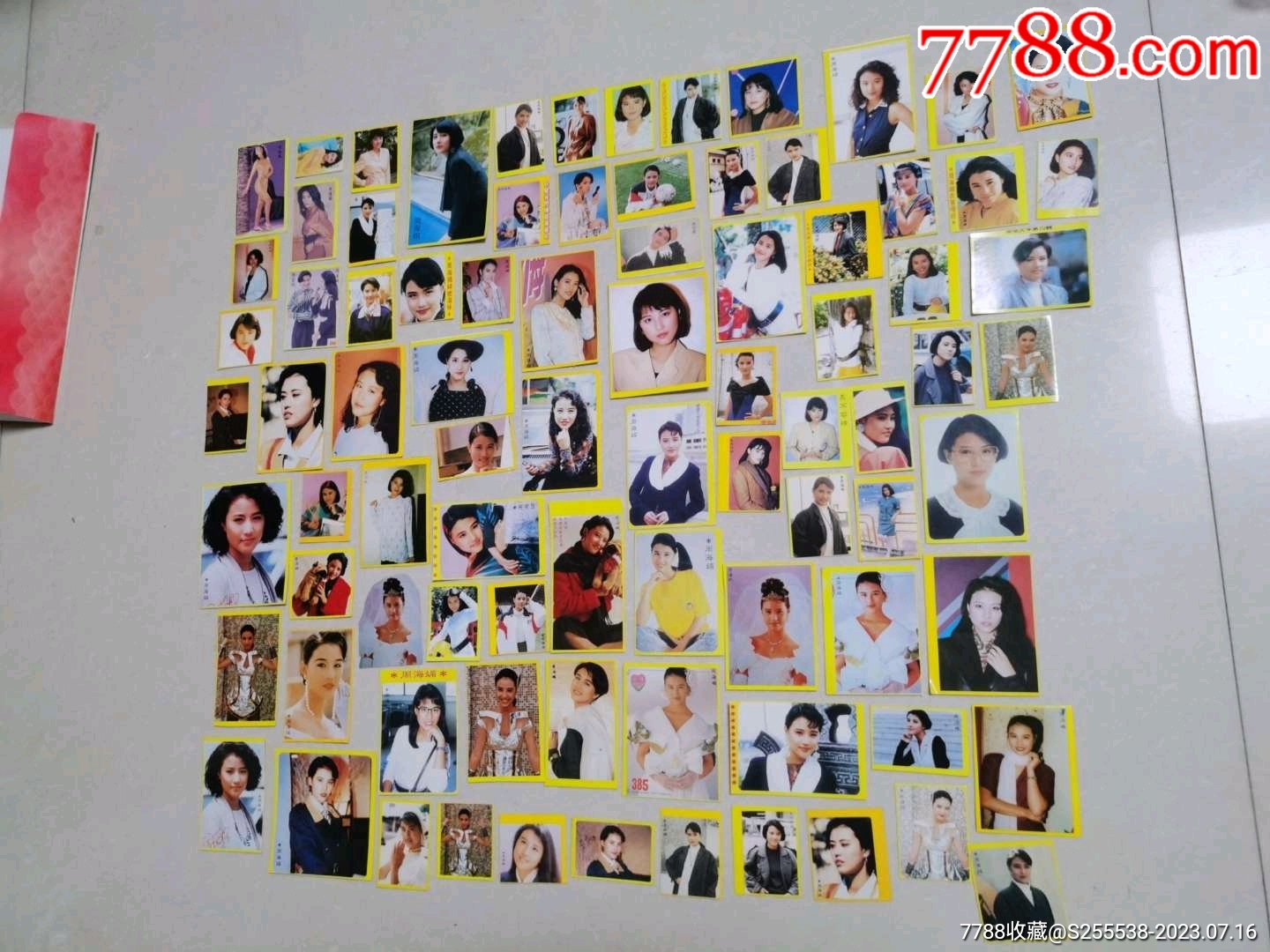 周海媚黄边贴纸（5）__【7788商城】