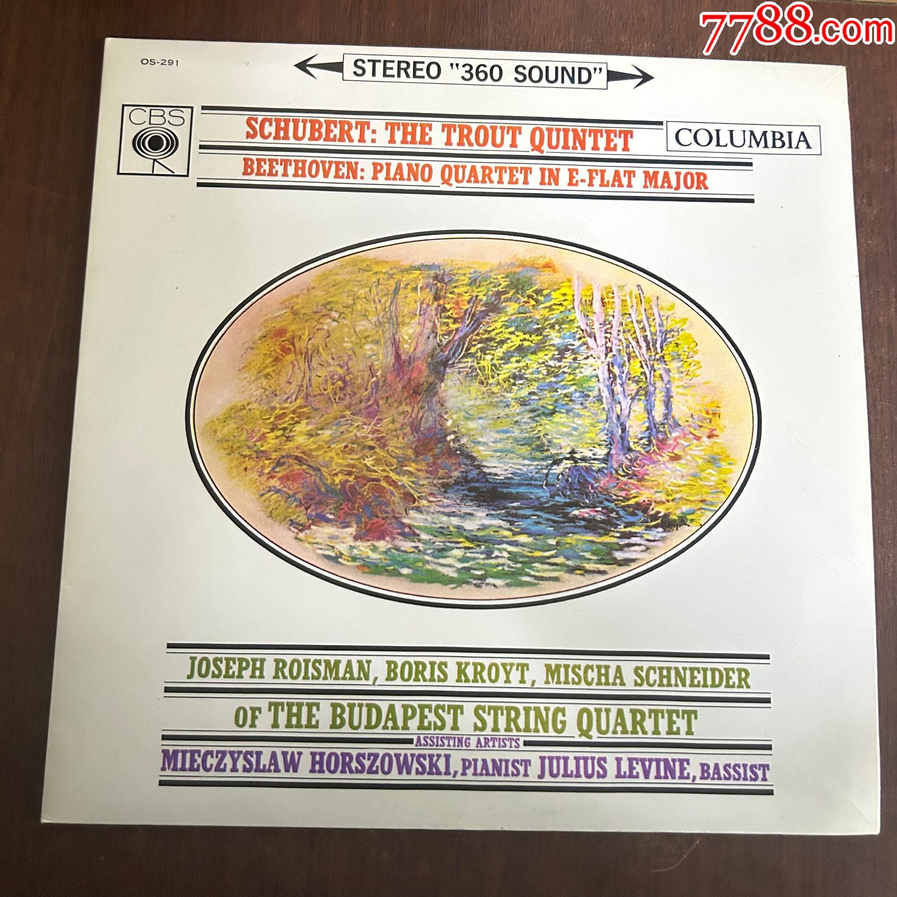 舒伯特-鳟鱼五重奏-juliuslevine-12寸黑胶LP-A91_海外唱片/胶片_碟行音像制品店【7788收藏__收藏热线】