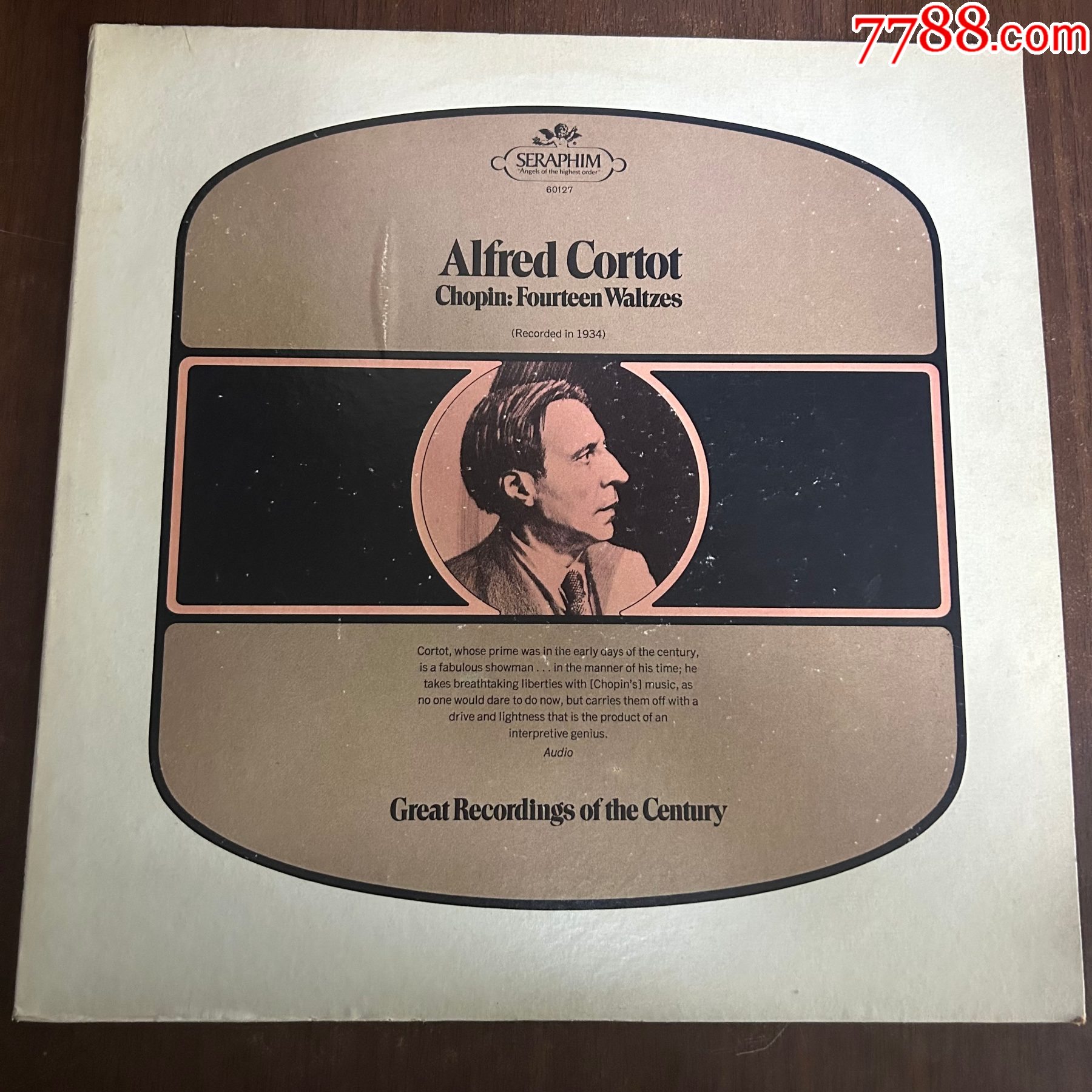 肖邦-十四首华尔兹作品-柯尔托12寸黑胶LP-A91__【7788收藏__收藏热线】