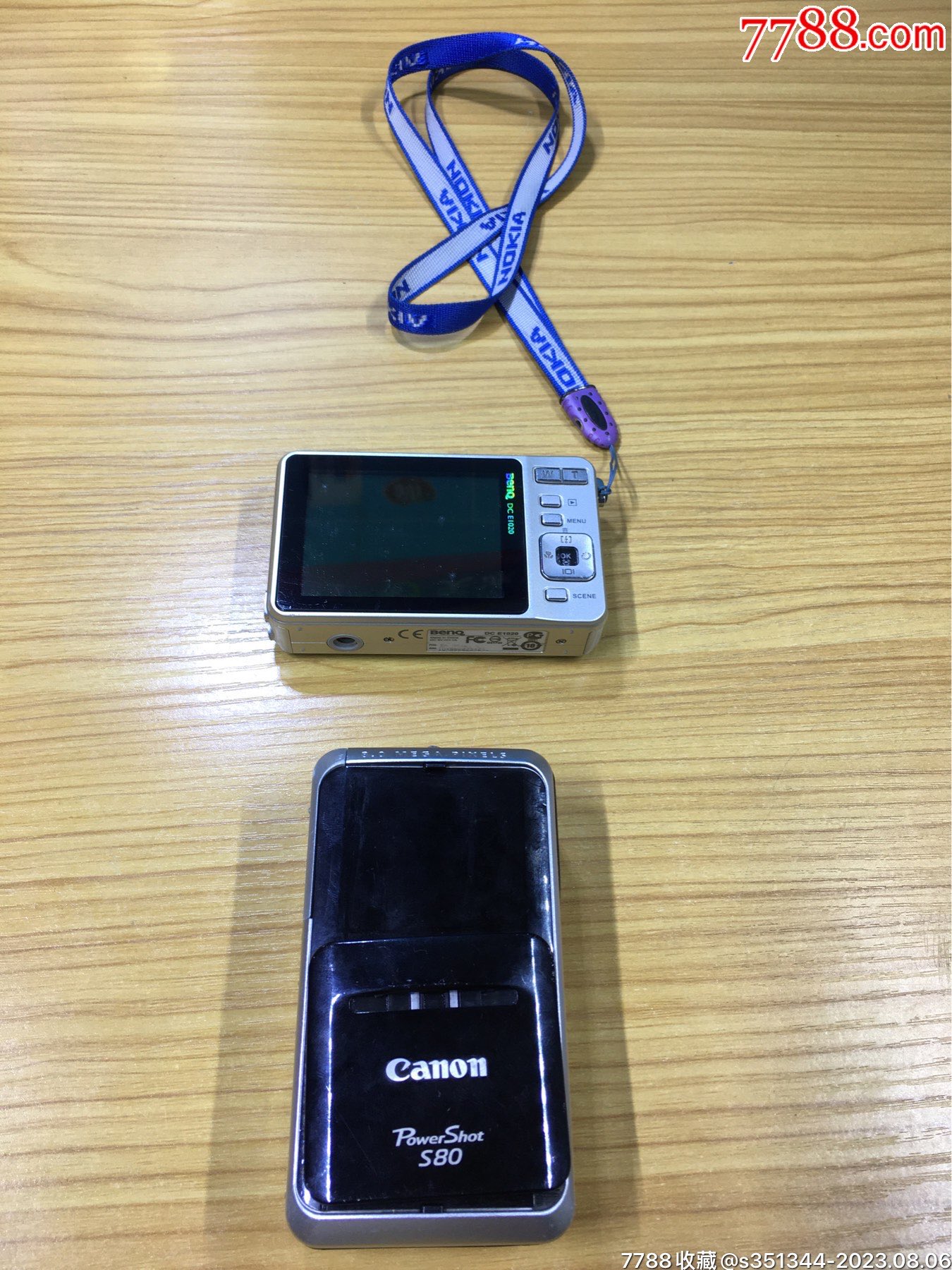 佳能S80+明基E1020（2台配件机）__【7788收藏__收藏热线】