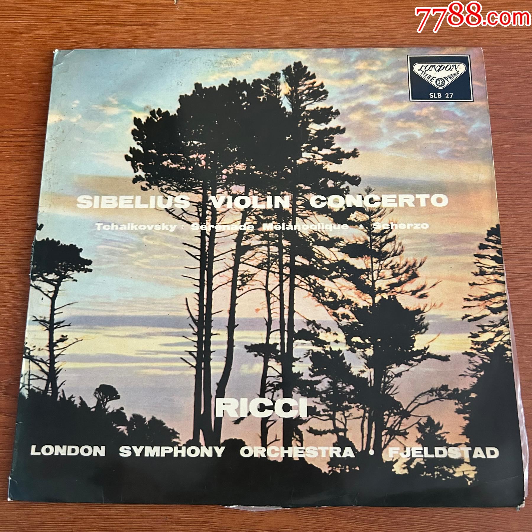 西贝柳斯-小提琴协奏曲-柴可夫斯基等作品-里奇演奏-12寸黑胶LP-A86__【7788收藏__收藏热线】