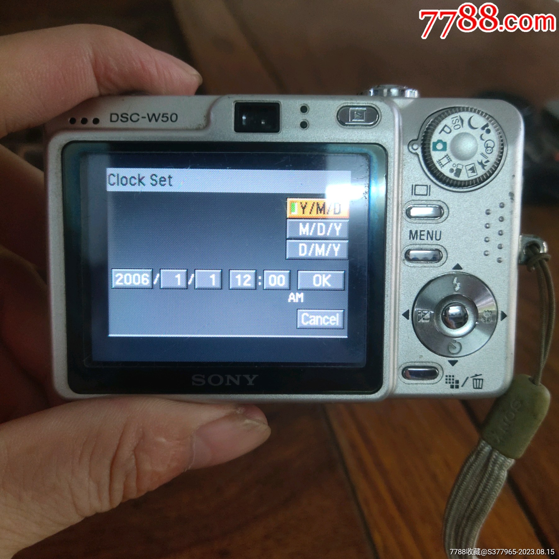 功能有反应蛮新的ccd索尼W50数码相机__【7788收藏__收藏热线】