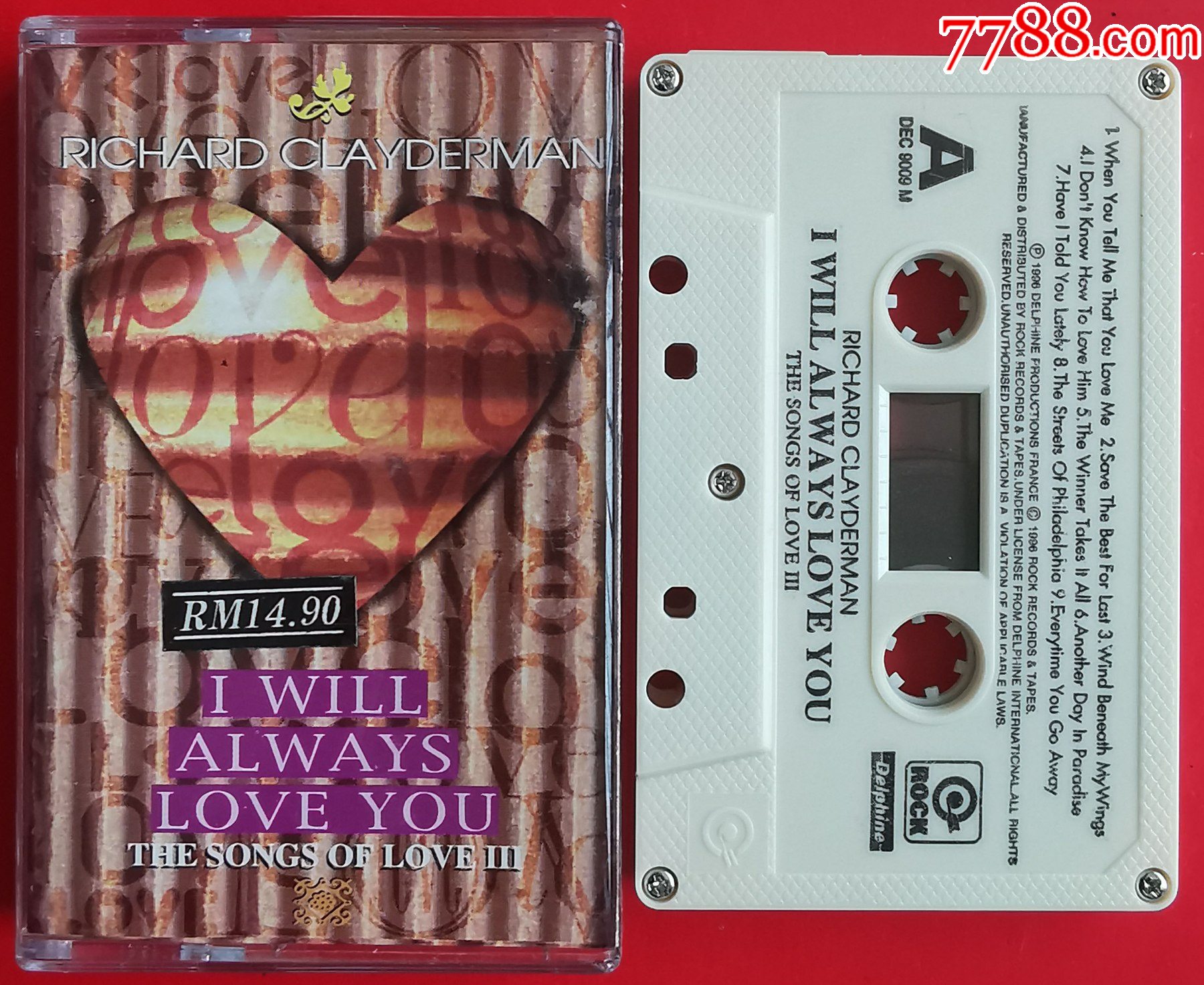 理查-克莱德曼-钢琴-0713-1X_磁带/卡带_雕琢回忆【7788收藏__收藏热线】