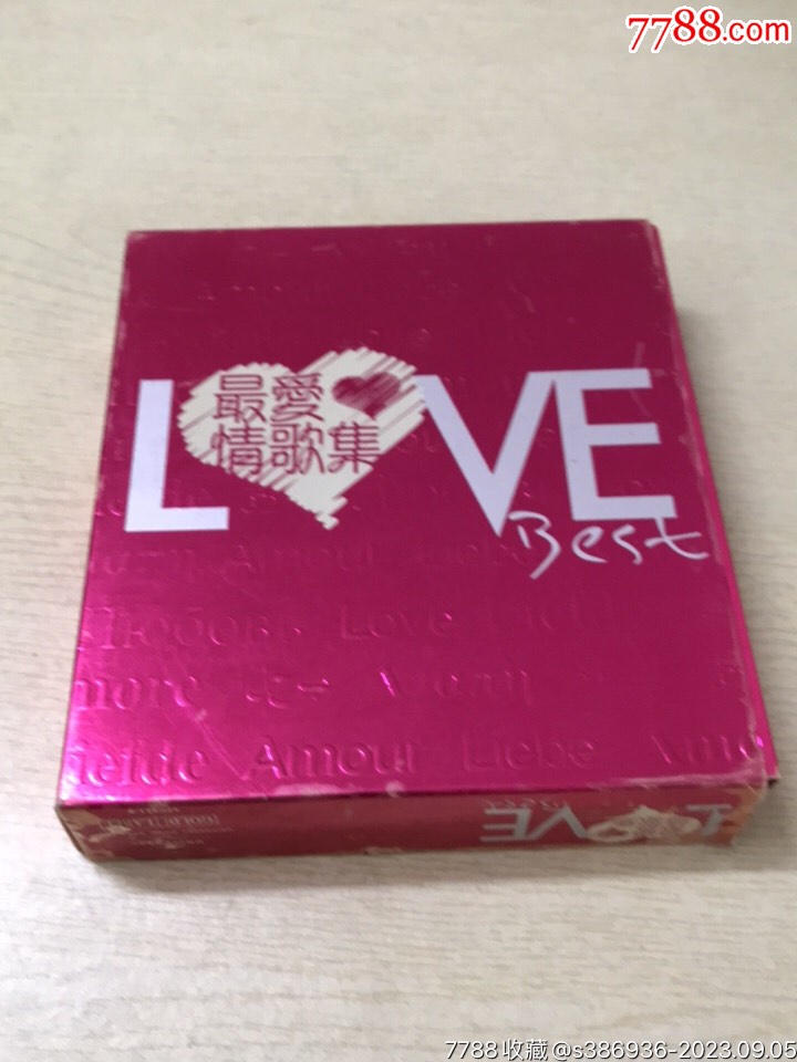 最爱情歌集/LOVE/3CD+DVD-价格:30元-au35206178-音乐CD -加价-7788收藏__收藏热线