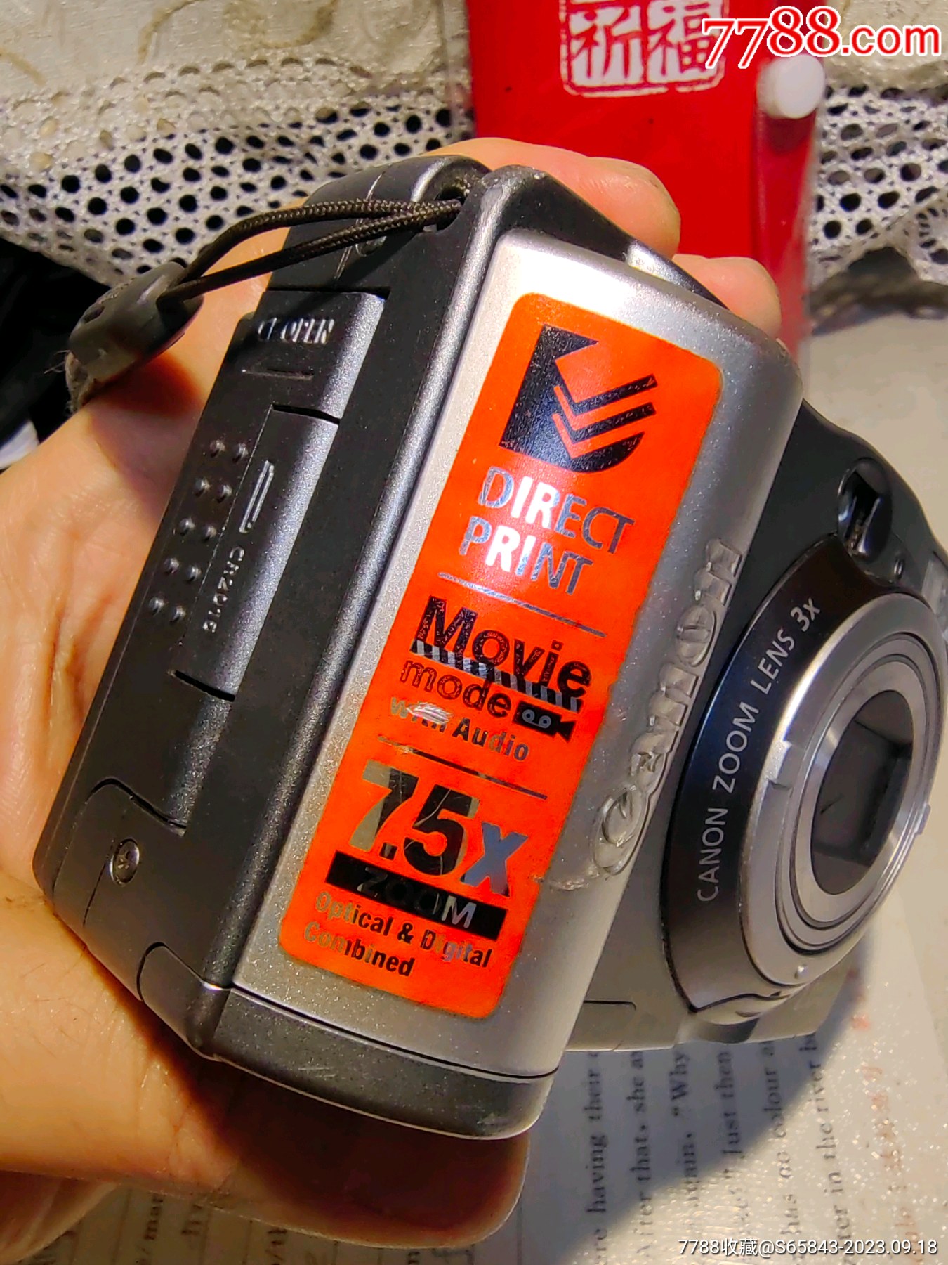 CCD佳能数码相机A40__【7788收藏__收藏热线】