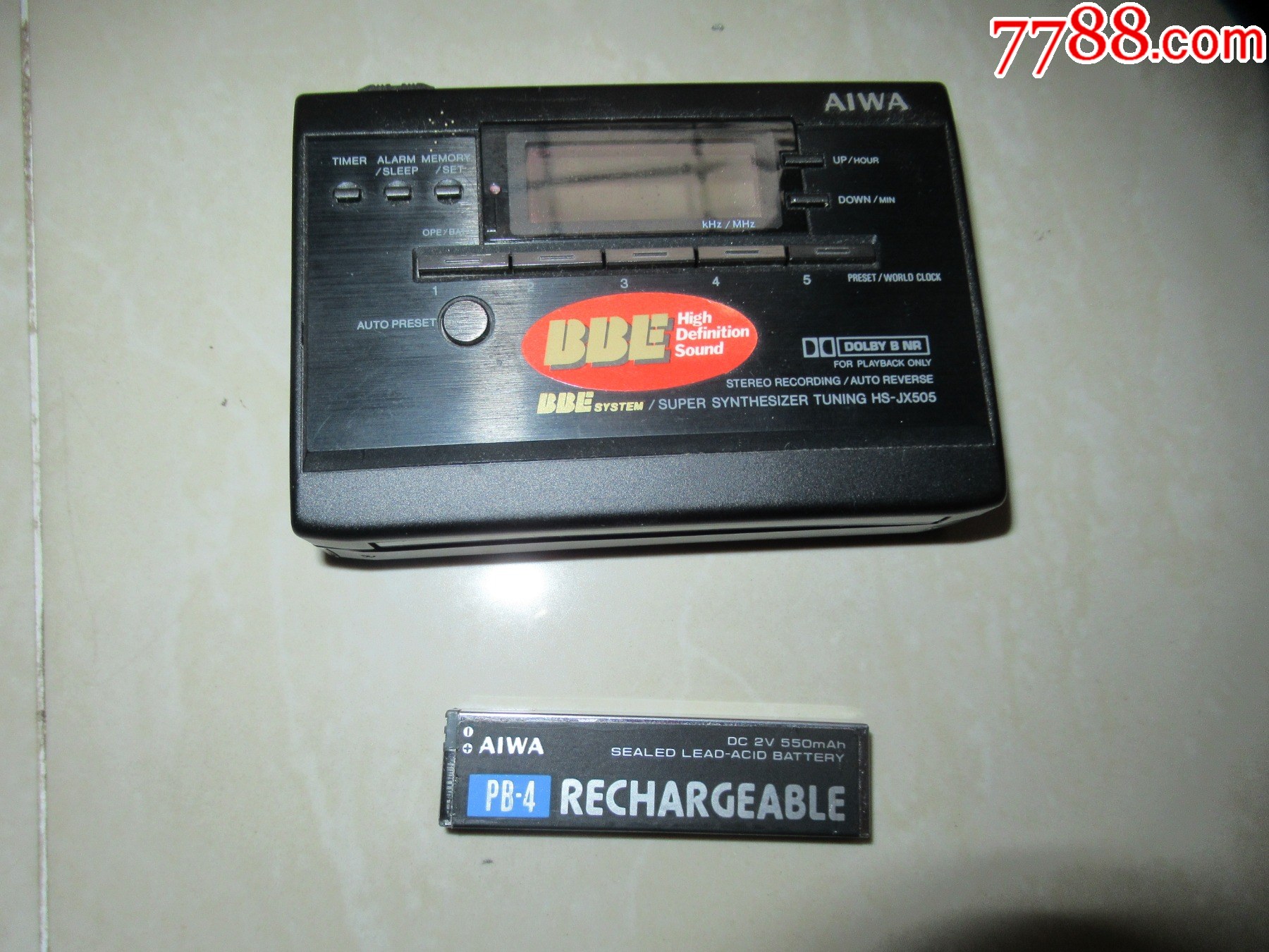 AIWA日本爱华HS-JX505磁带机_随身听/mp3_申城书局【7788收藏__收藏热线】