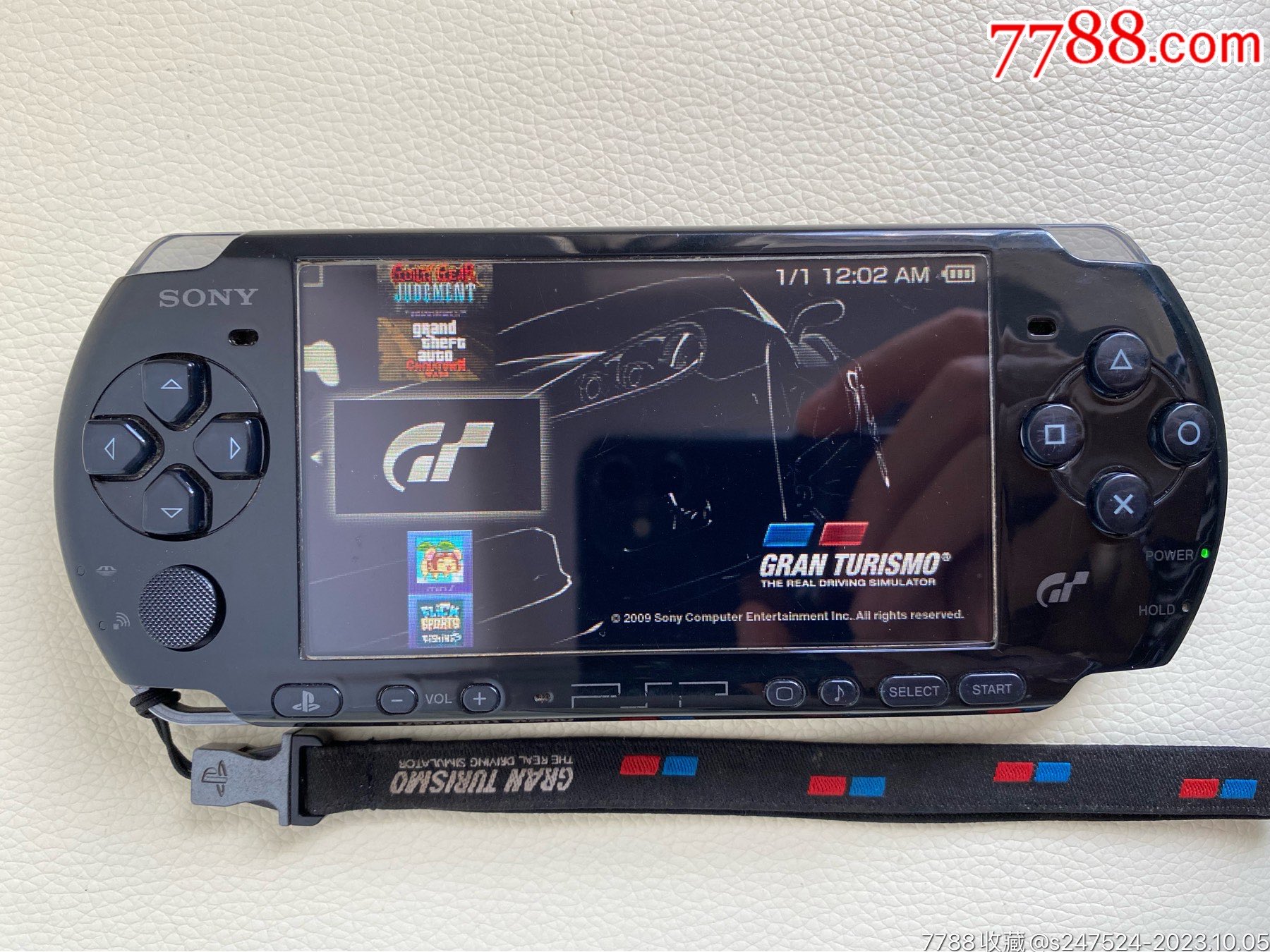 （GT赛车限定版）索尼PSP3006游戏机一部__【7788收藏__收藏热线】