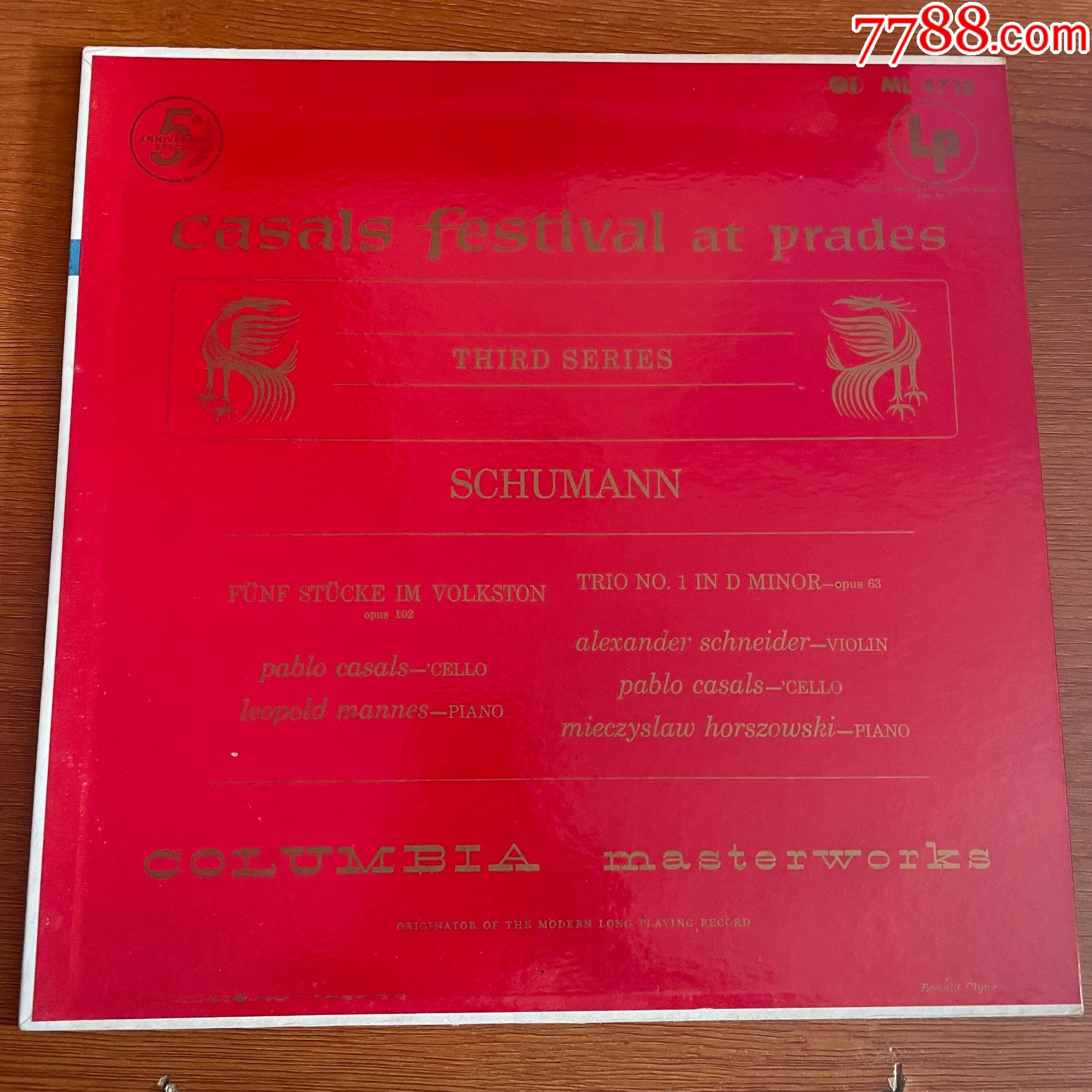 舒曼-funfstuckeimvolkston-12寸黑胶LP-A52__【7788收藏__收藏热线】