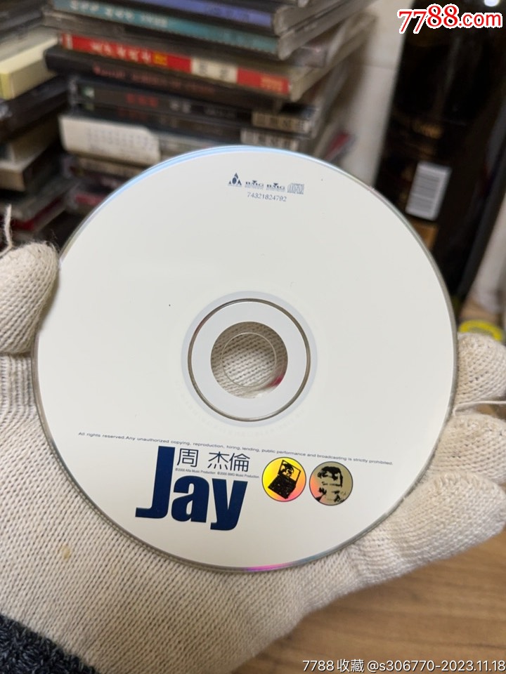 周杰伦，Jay台版裸碟_音乐CD_大吕老货铺【7788收藏__收藏热线】
