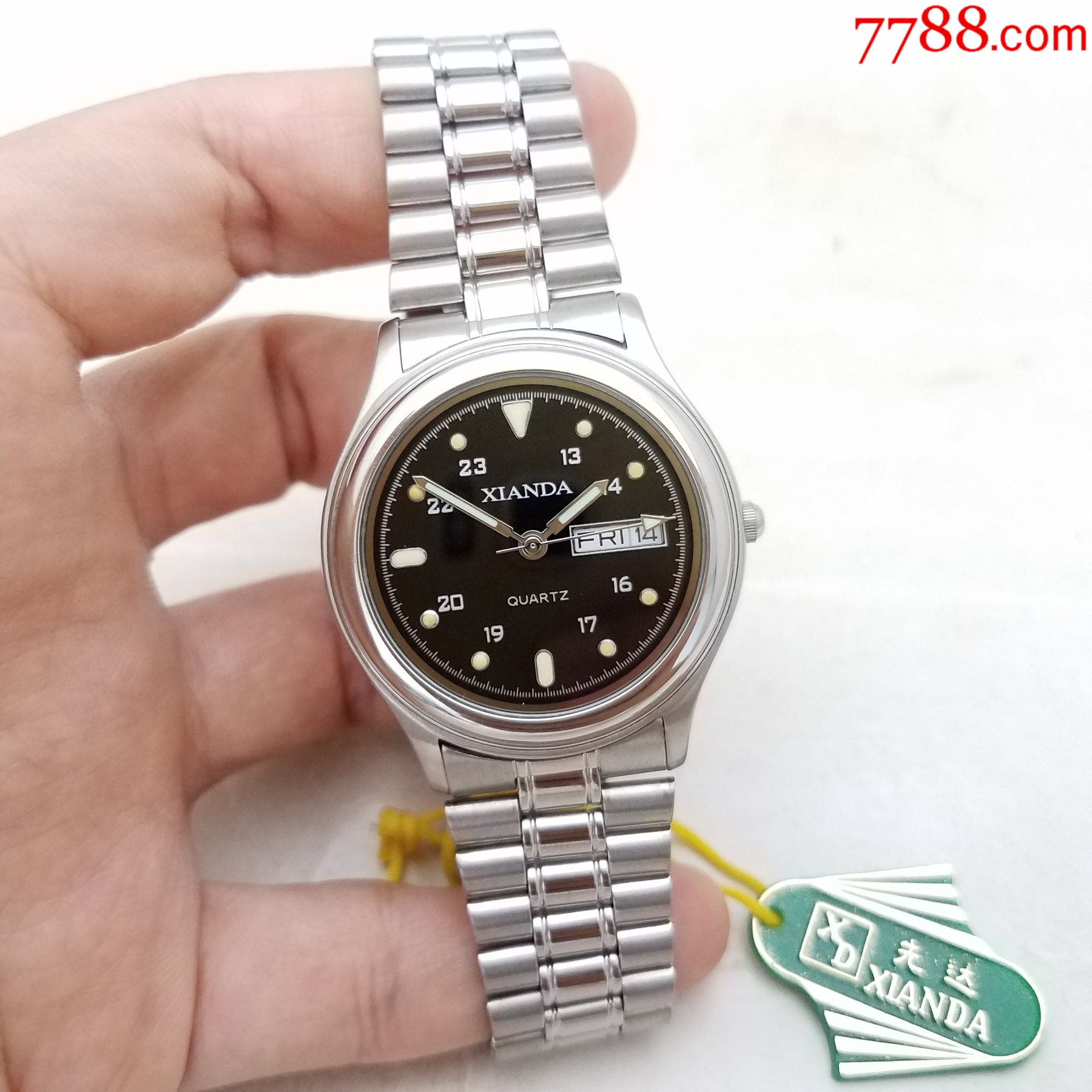 【库存未使用，带吊牌】先达XIANDA电子男表【独特24小时制刻度】【夜光漂亮】__【7788收藏__收藏热线】
