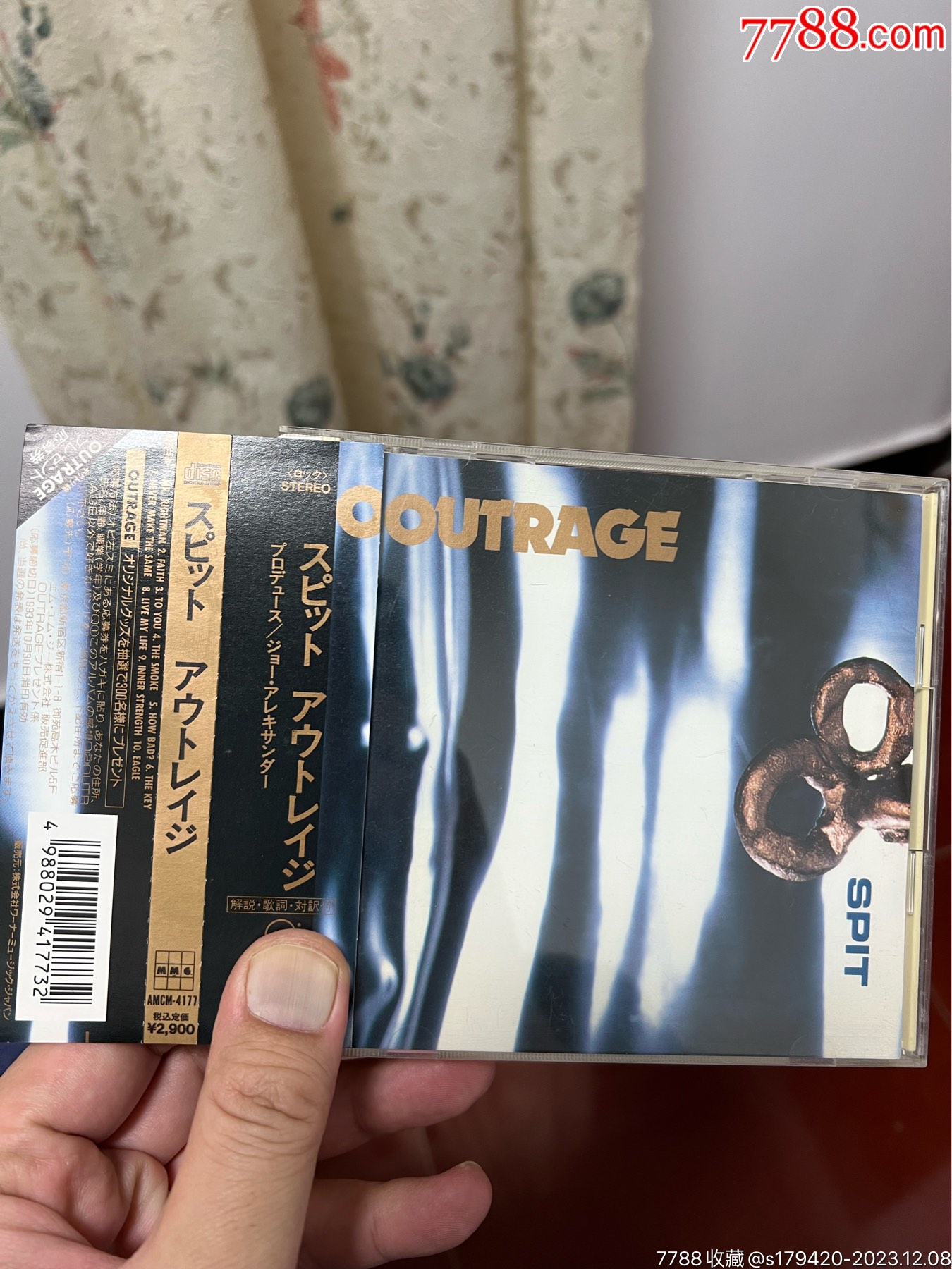 外文外国日版cd/激流金属/Outrage/Spit/九新/对光轻微细痕/架2_音乐CD_宣武青年杂货铺【7788收藏__收藏热线】