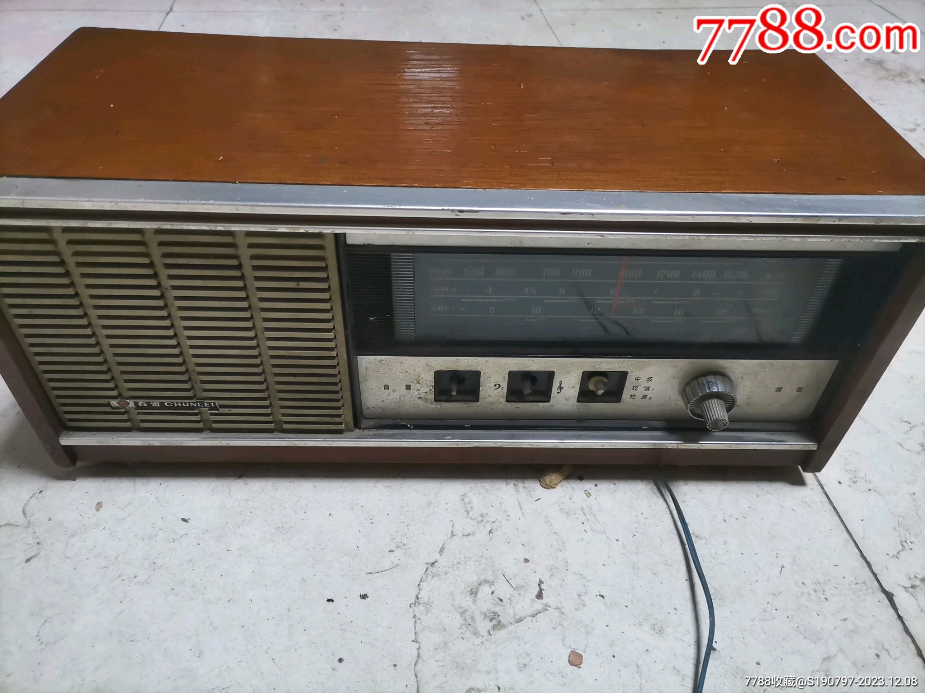 春雷605一3A型收音机__【7788收藏__收藏热线】