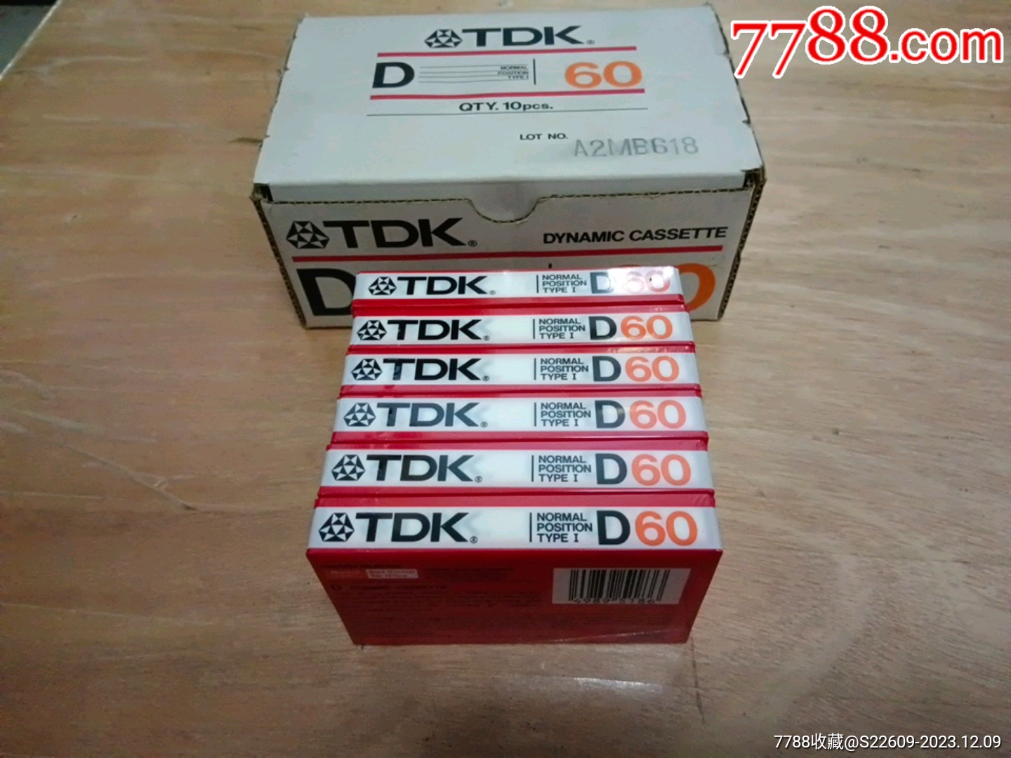 TDK，D60磁带6盘，未拆封，合拍_磁带/卡带_民间旧物【7788收藏__收藏热线】
