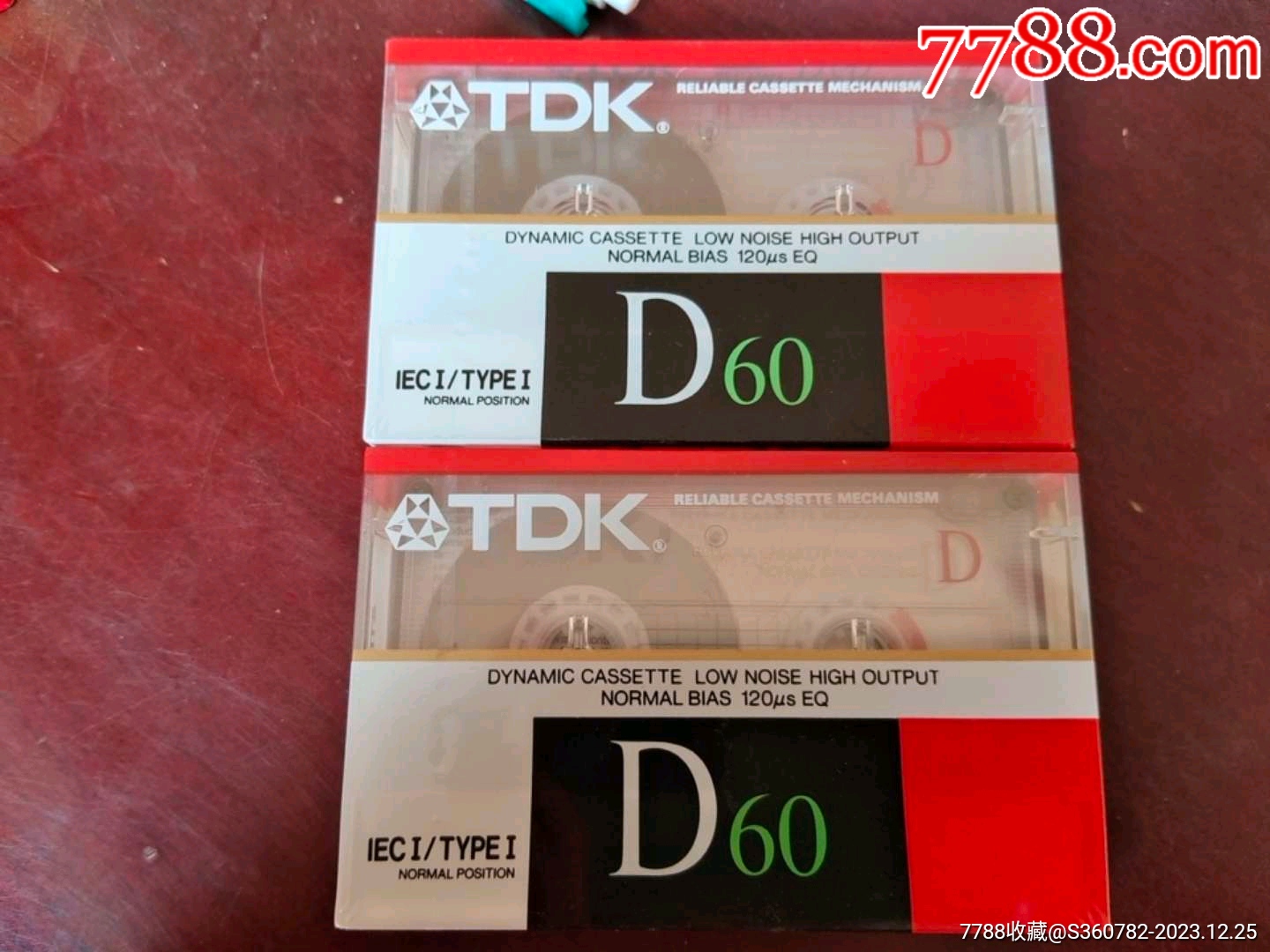 空白带TDK-D60－2盘全新未拆详情如图__【7788收藏__收藏热线】