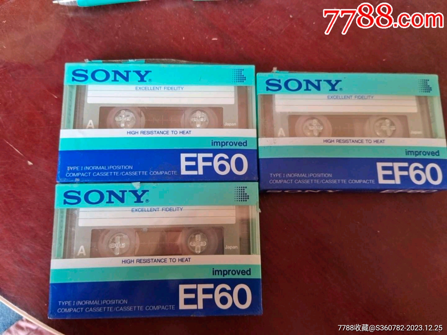 空白带SONY-EF60－3盘全新未拆详情如图_磁带/卡带_轩轩店铺【7788收藏__收藏热线】
