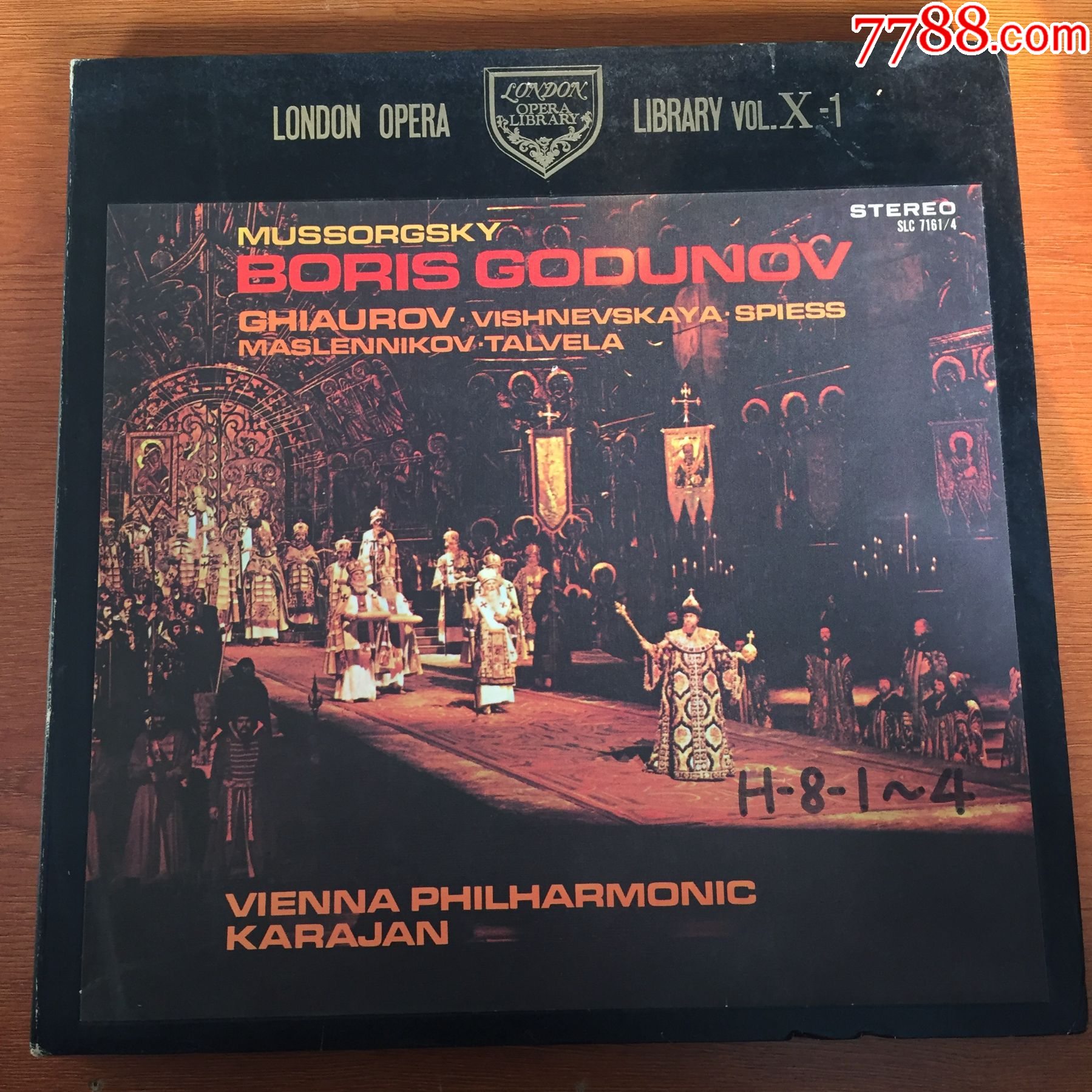 卡拉扬穆索尔斯基作品-12寸黑胶4LP-C11__【7788收藏__收藏热线】