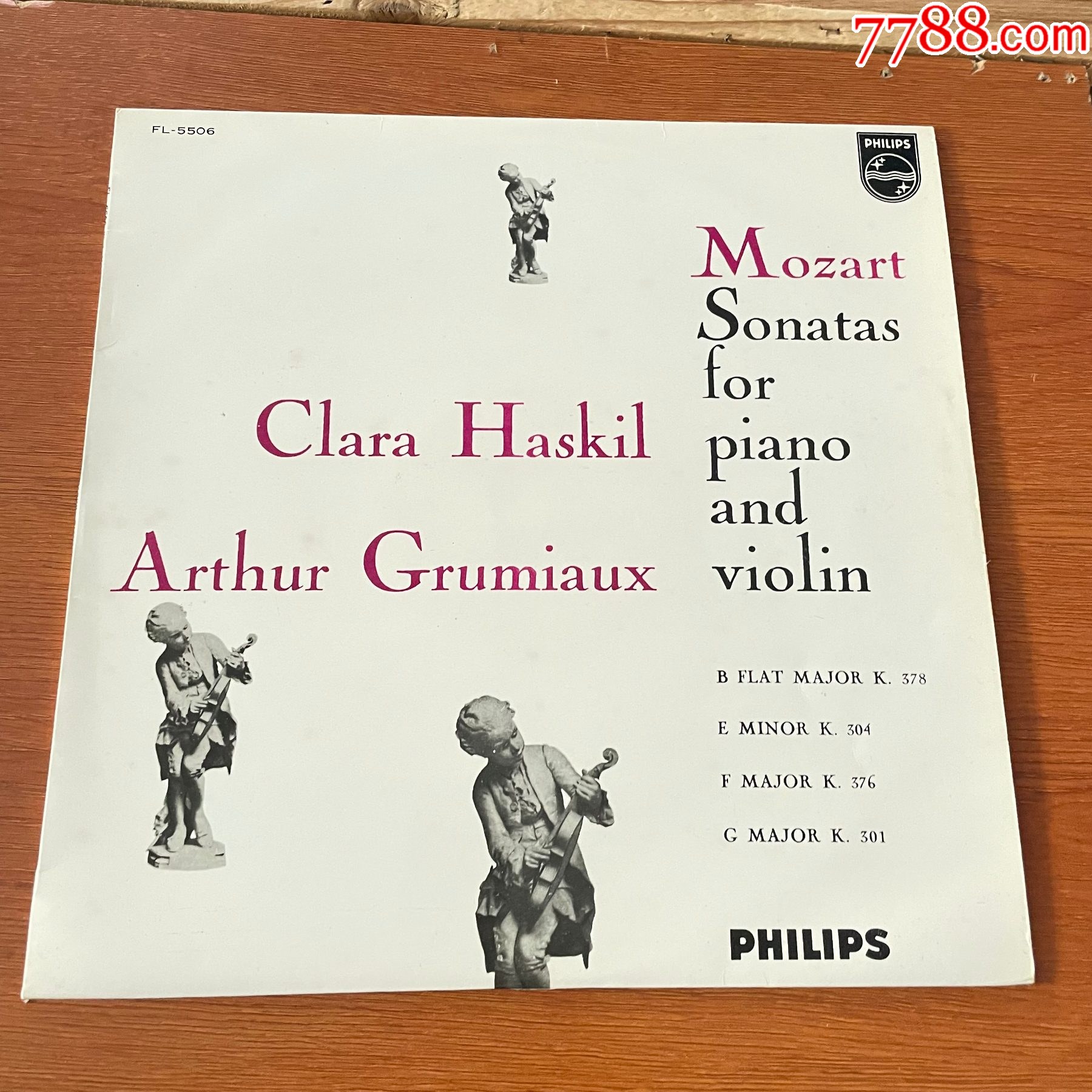 哈斯姬-格鲁米欧-Mozart-莫扎特奏鸣曲-12寸黑胶LP-A40__【7788收藏__收藏热线】