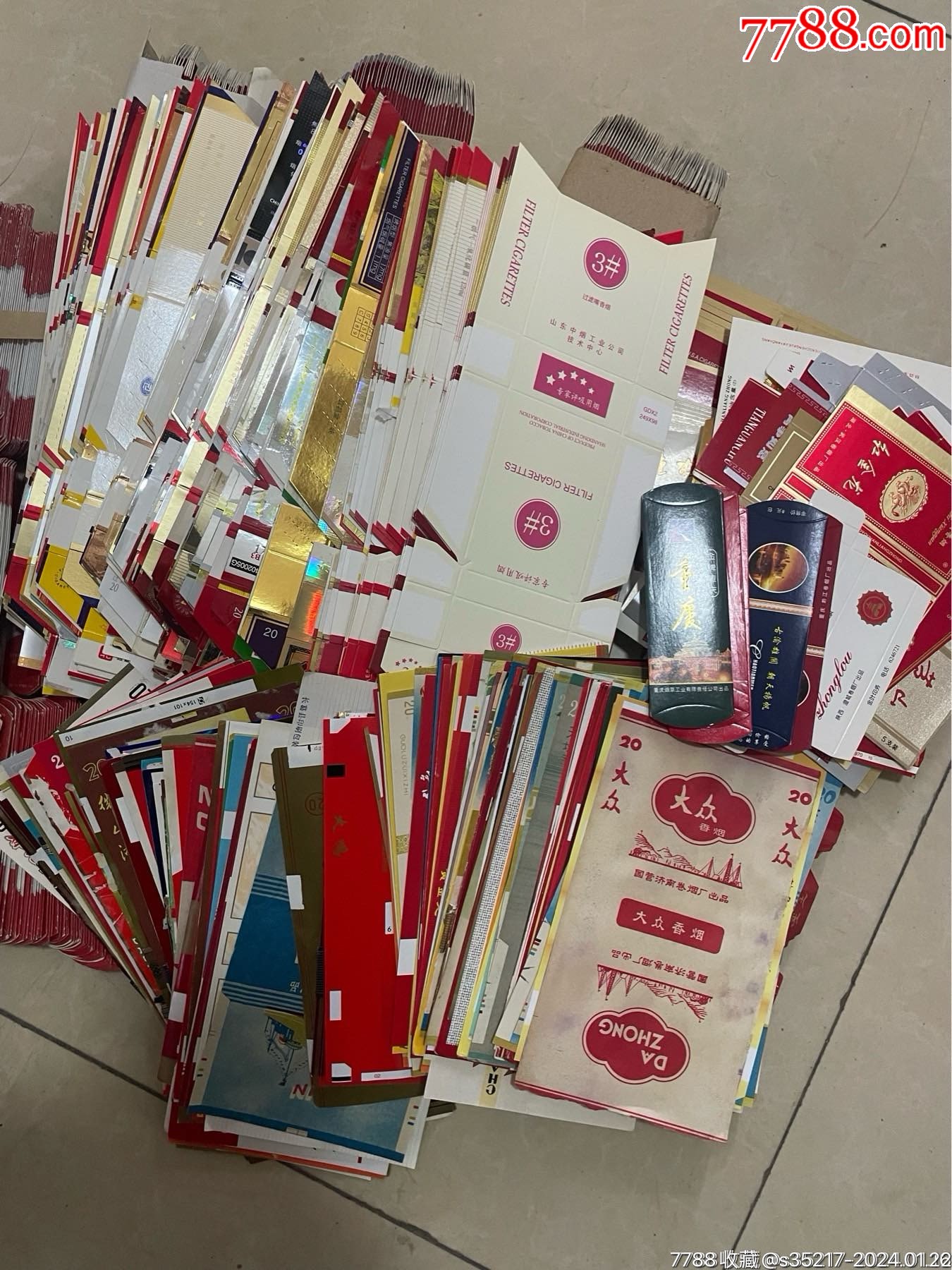 处理上千枚一组_烟标_实金收藏【7788收藏__收藏热线】