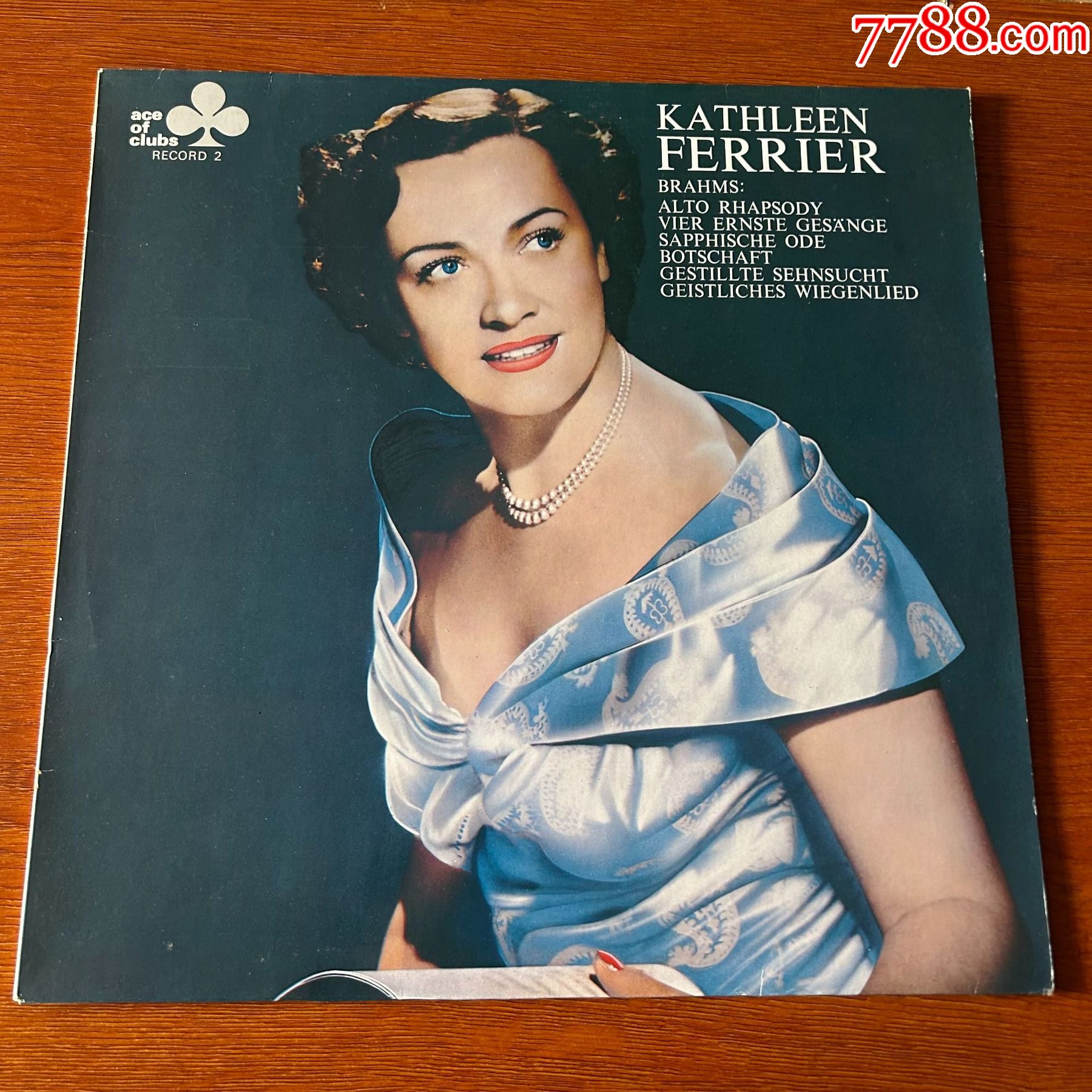 凯瑟琳-费丽尔-勃拉姆斯中音狂想曲-12寸黑胶LP-A59__【7788收藏__收藏热线】