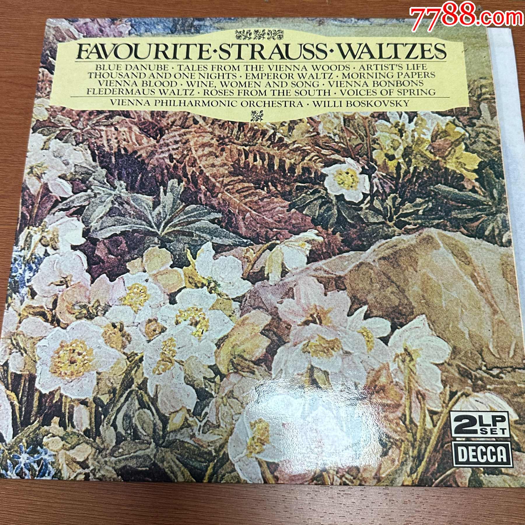 施特劳斯圆舞曲博斯科夫斯基-黑胶2LP-A45__【7788收藏__收藏热线】