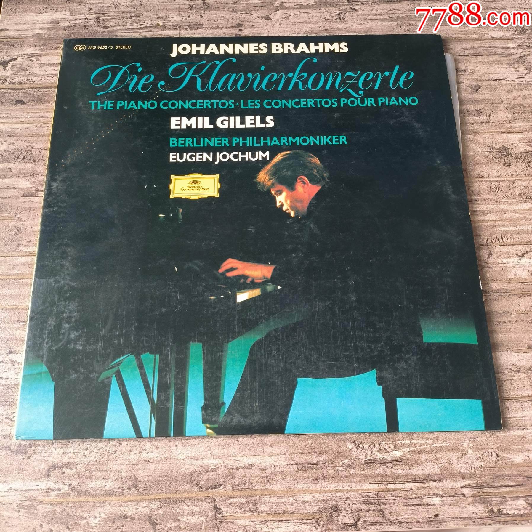 勃拉姆斯-钢琴协奏曲-吉列尔斯-黑胶2LP-A23__【7788收藏__收藏热线】
