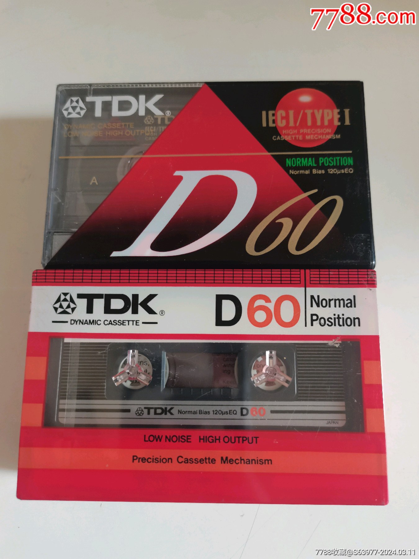 空白带TDK-D60（2+2共4盘）_磁带/卡带_旭升堂【7788收藏__收藏热线】