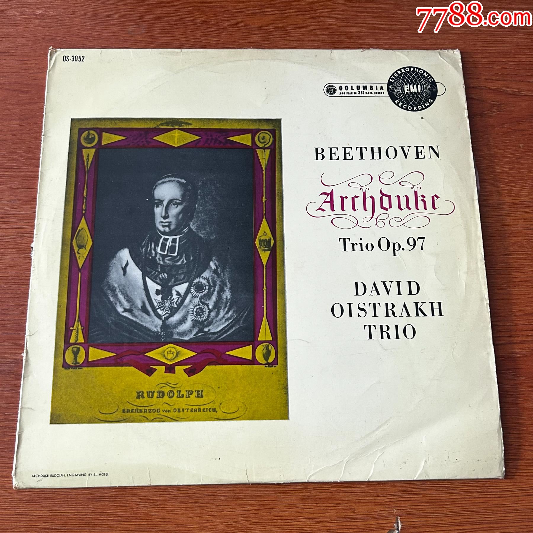贝多芬-三重奏-大卫拉赫-地球标-12寸黑胶LP-A91_海外唱片/胶片_碟行音像制品店【7788收藏__收藏热线】