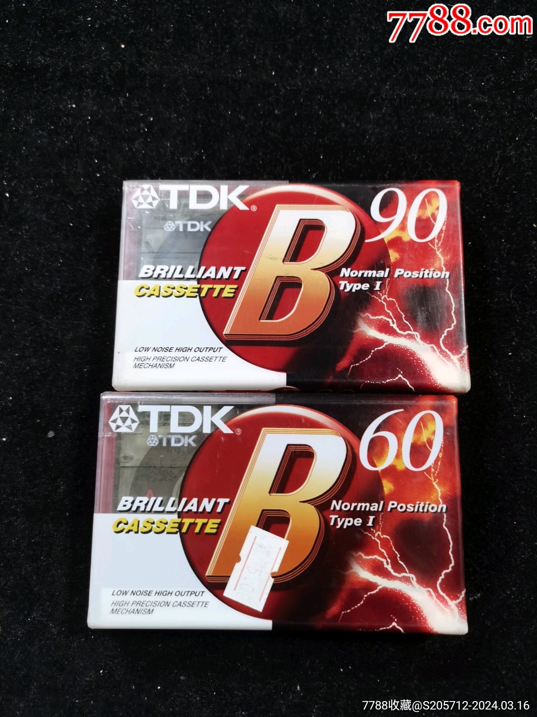 TDK空白磁带2盘（未拆封）__【7788收藏__收藏热线】