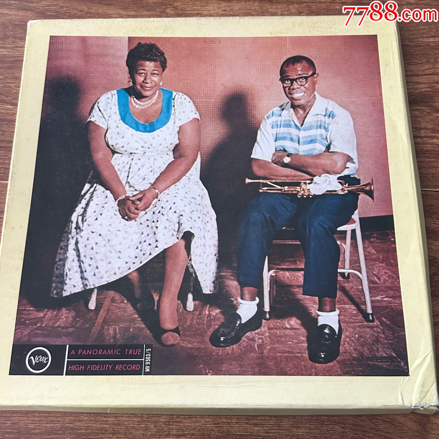 菲茨杰拉德-阿姆斯特朗-爵士-黑胶3LP-A51-外壳破损__【7788收藏__收藏热线】